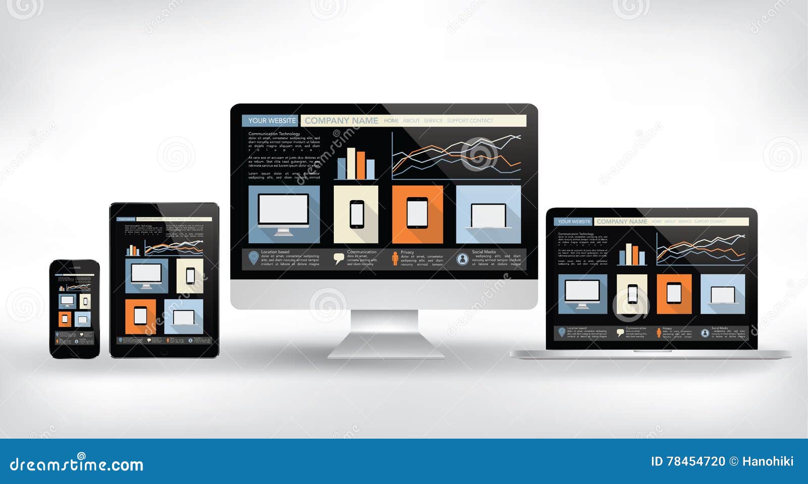 Devices Vector Icon Isolated On Transparent Background, Linear D ...