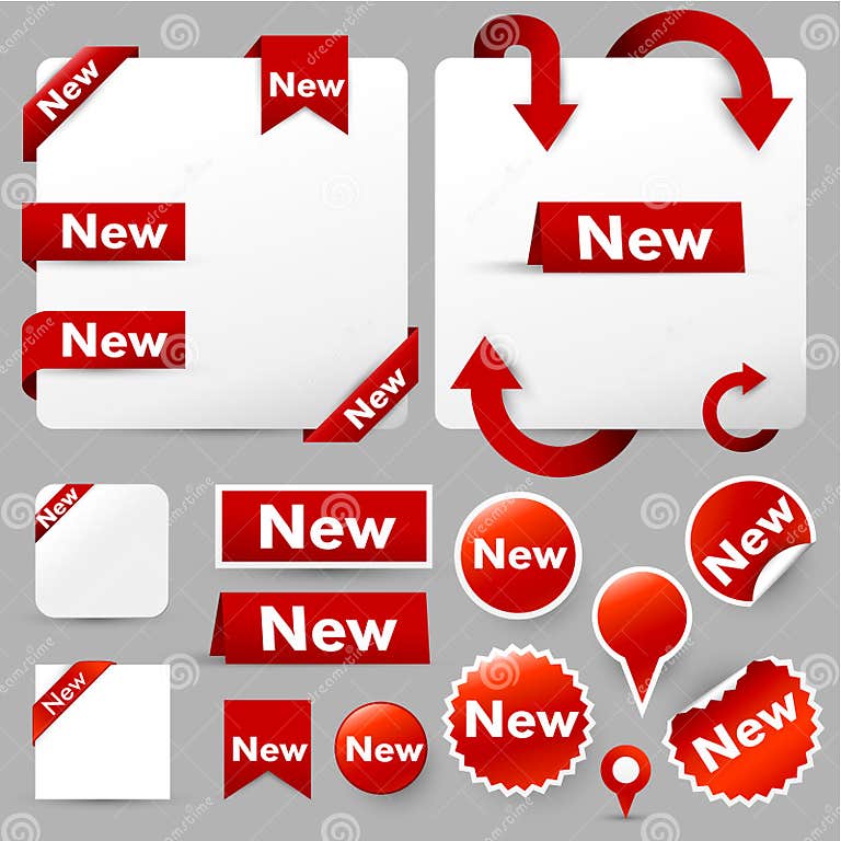 Modern web design elements stock vector. Illustration of sale - 17346382