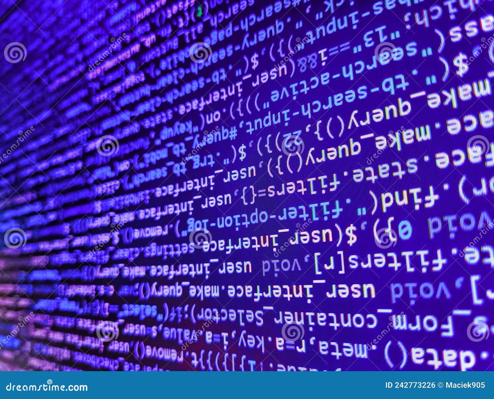 Modern Web Development Background Simple Website Html Code With