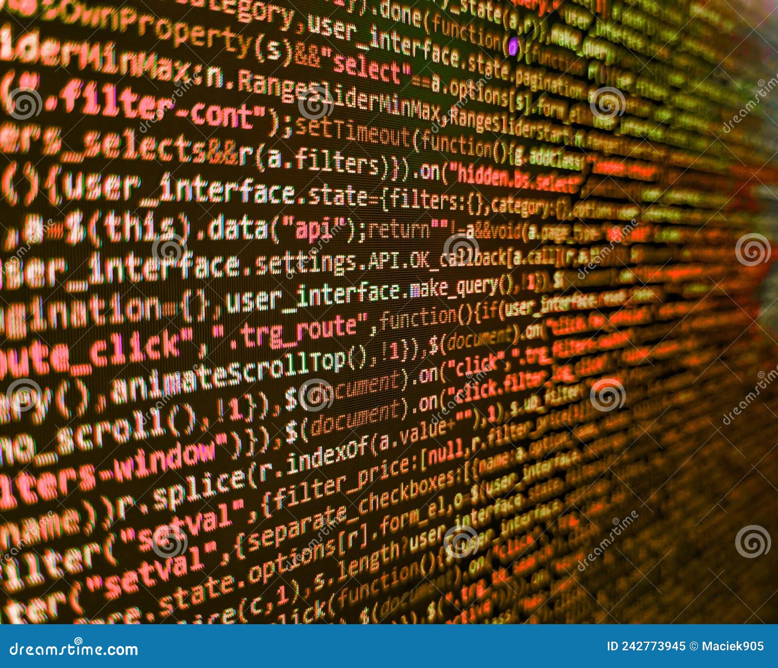 Modern Web Network And Internet Telecommunication Technology Program Code Php Html Css Of Site 5968
