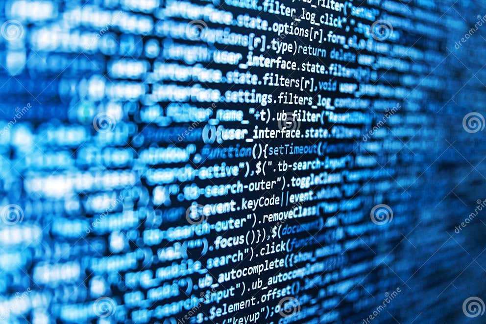 Modern Web Network and Internet Telecommunication Technology. Shallow ...