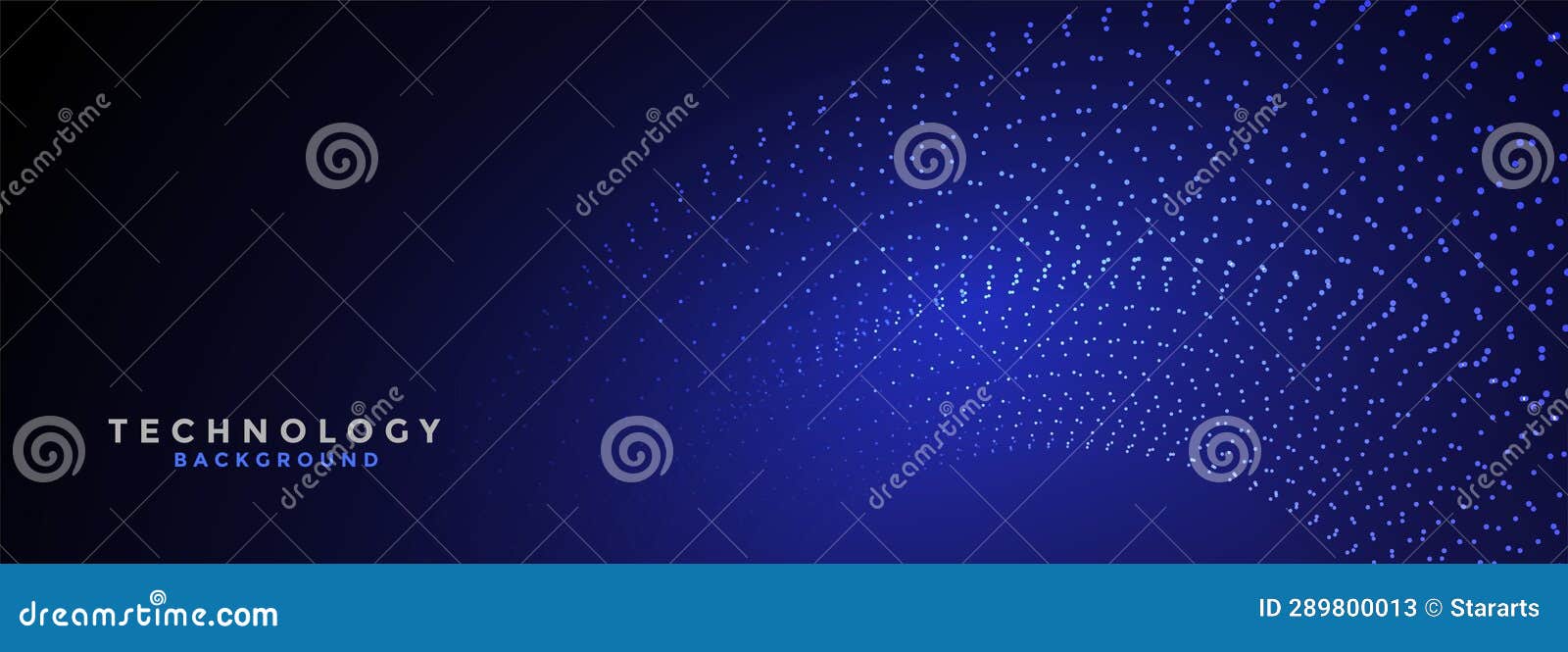 Modern Web Network Techno Background in Particle Style Stock ...