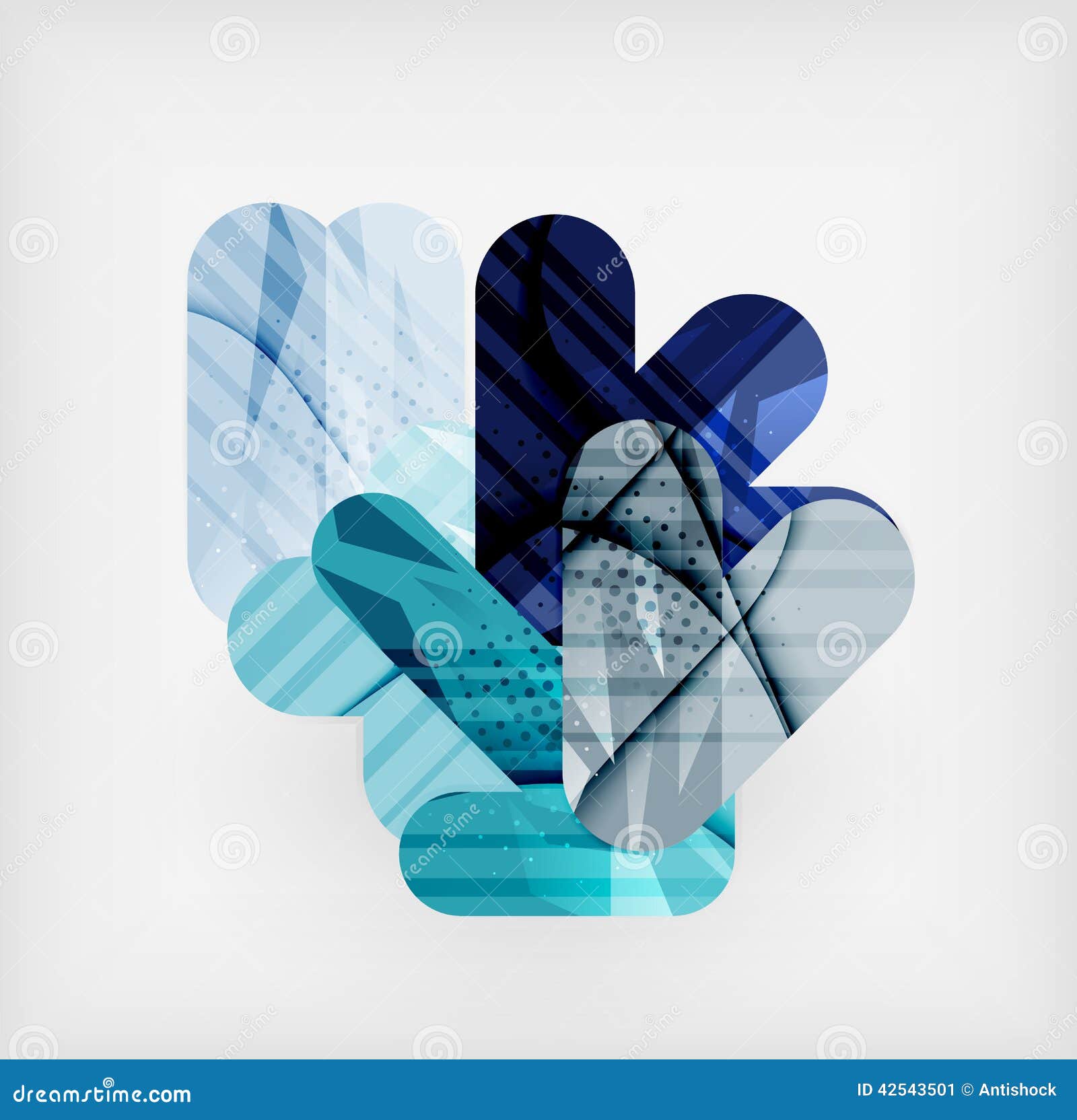 Modern Web Presentation Design Layout Stock Vector - Illustration of ...