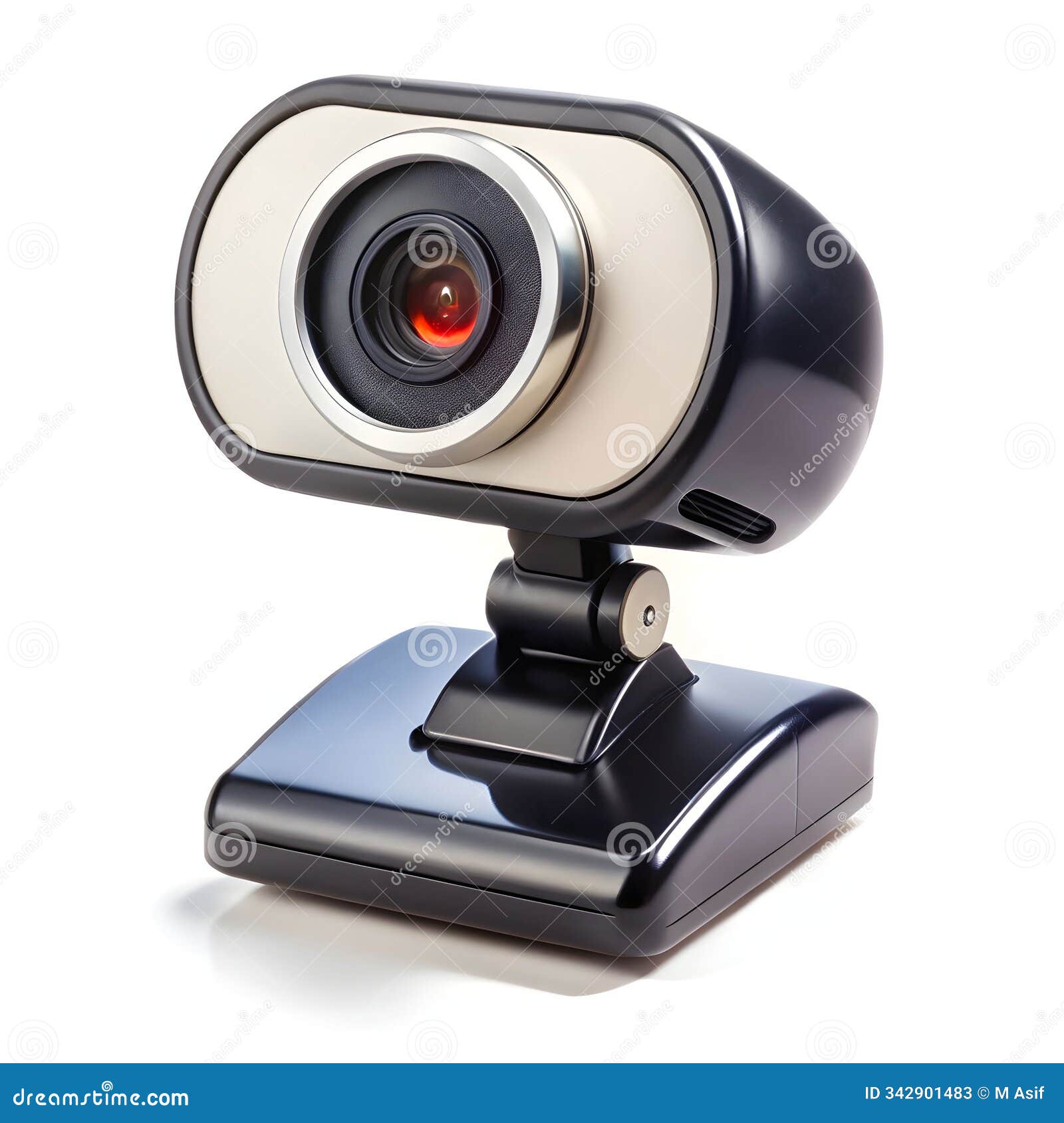 A Modern Webcam with a Clip is Designed To Securely Attach Stock ...