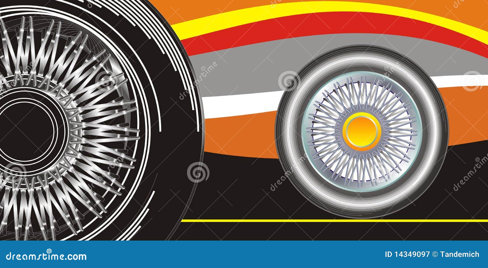 Modern wheel stock illustration. Illustration of drive - 14349097