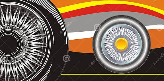 Modern wheel stock illustration. Illustration of drive - 14349097