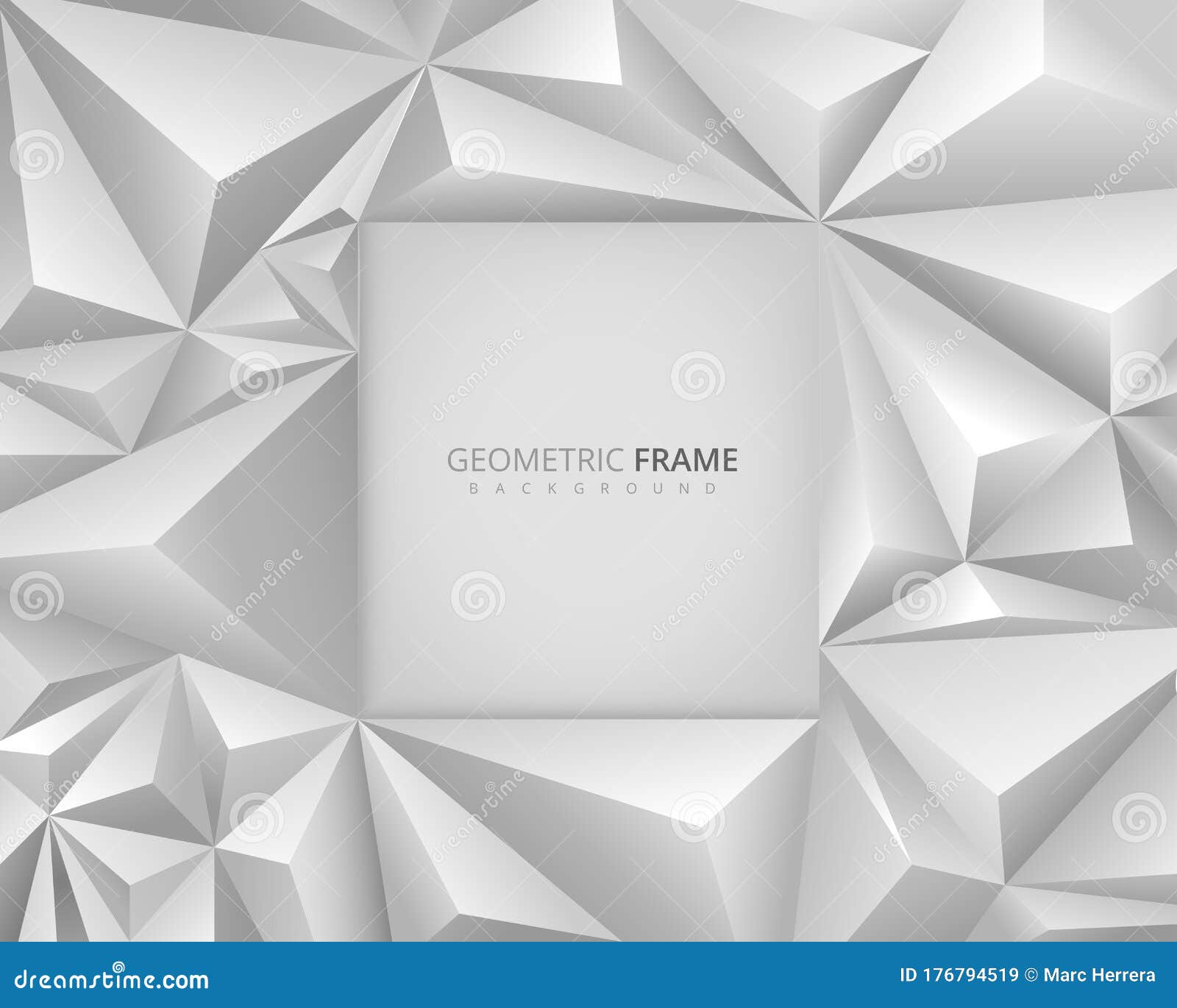 Modern White Abstract Frame Design Stock Illustration - Illustration of ...