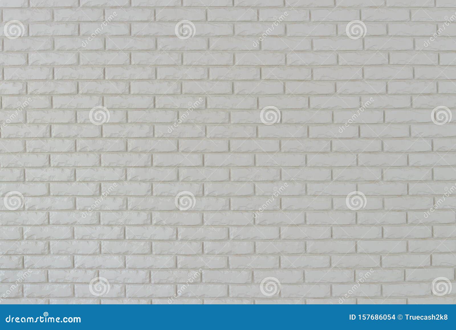 Modern White Brick Wall Texture for Background Stock Photo - Image of ...