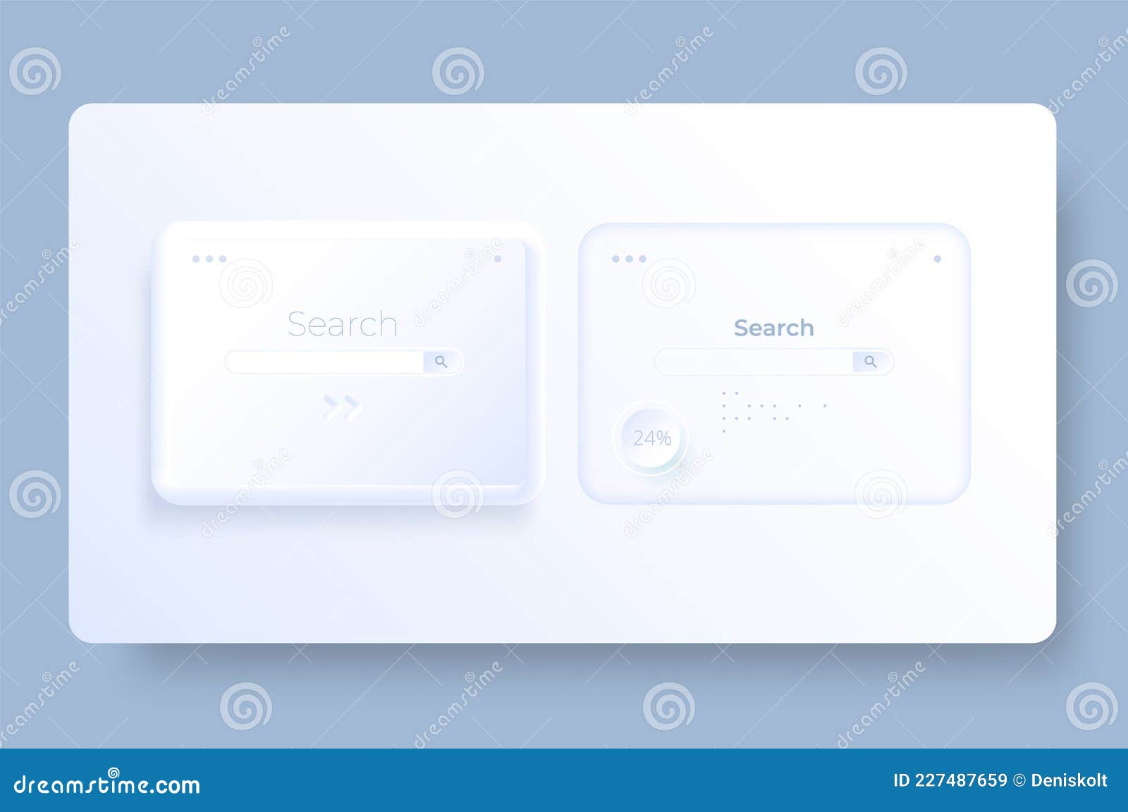 Modern White Browser Window Stock Vector - Illustration of website ...