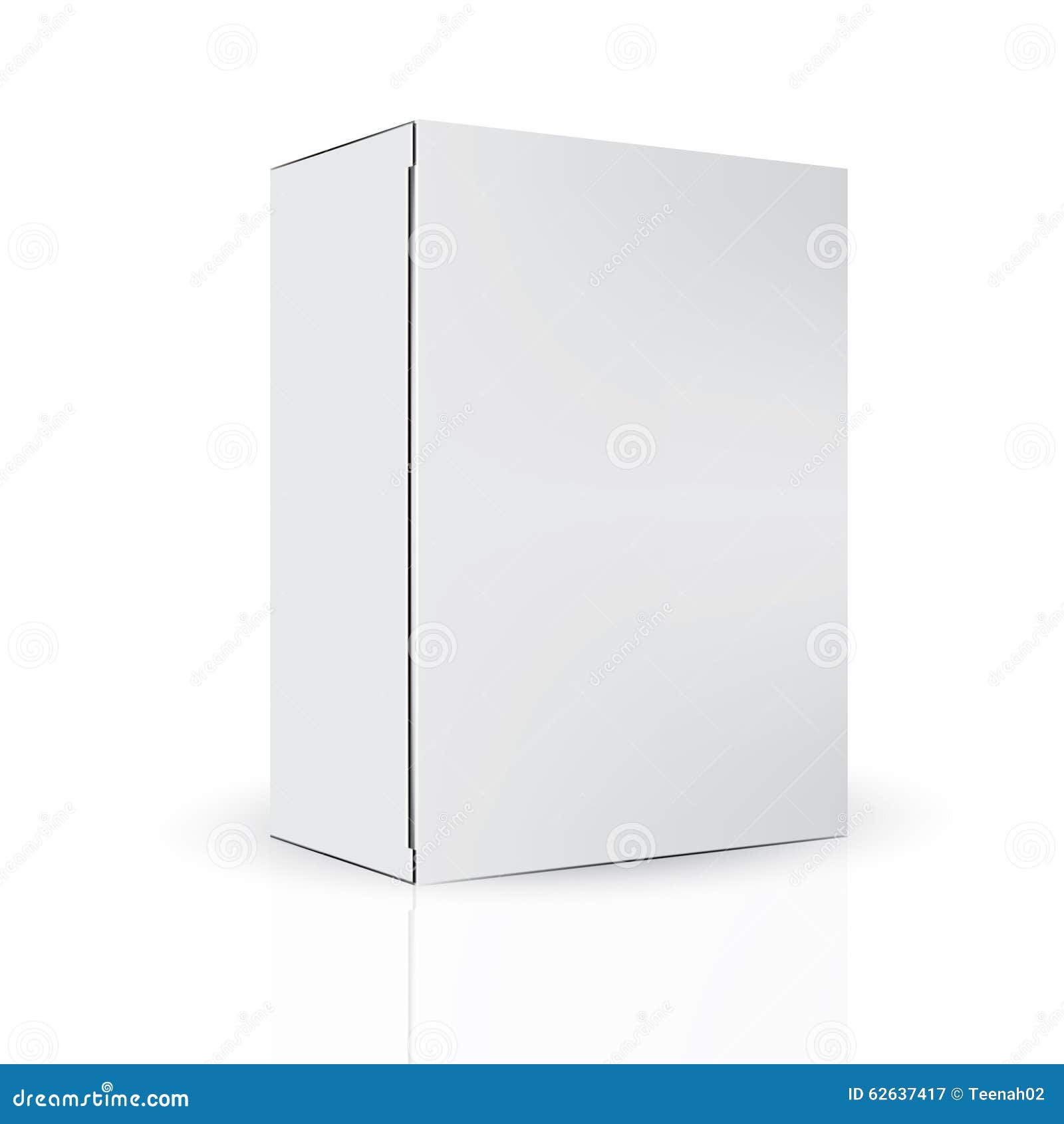 Modern White Gray with Detailed Side Part of Packaging Box Stock Vector ...