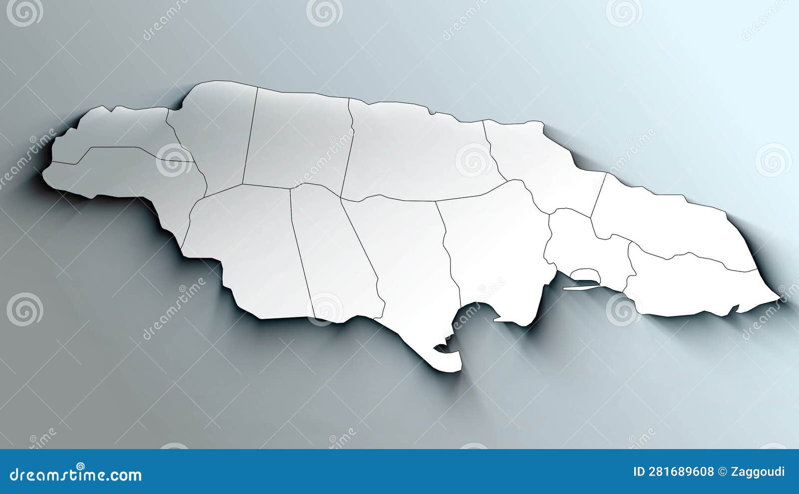 jamaica map parish and capitals