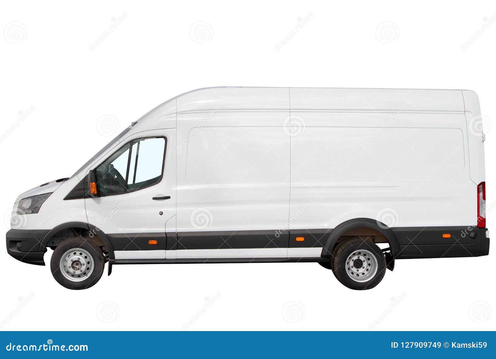 Modern white minivan. stock image. Image of auto, compact - 127909749