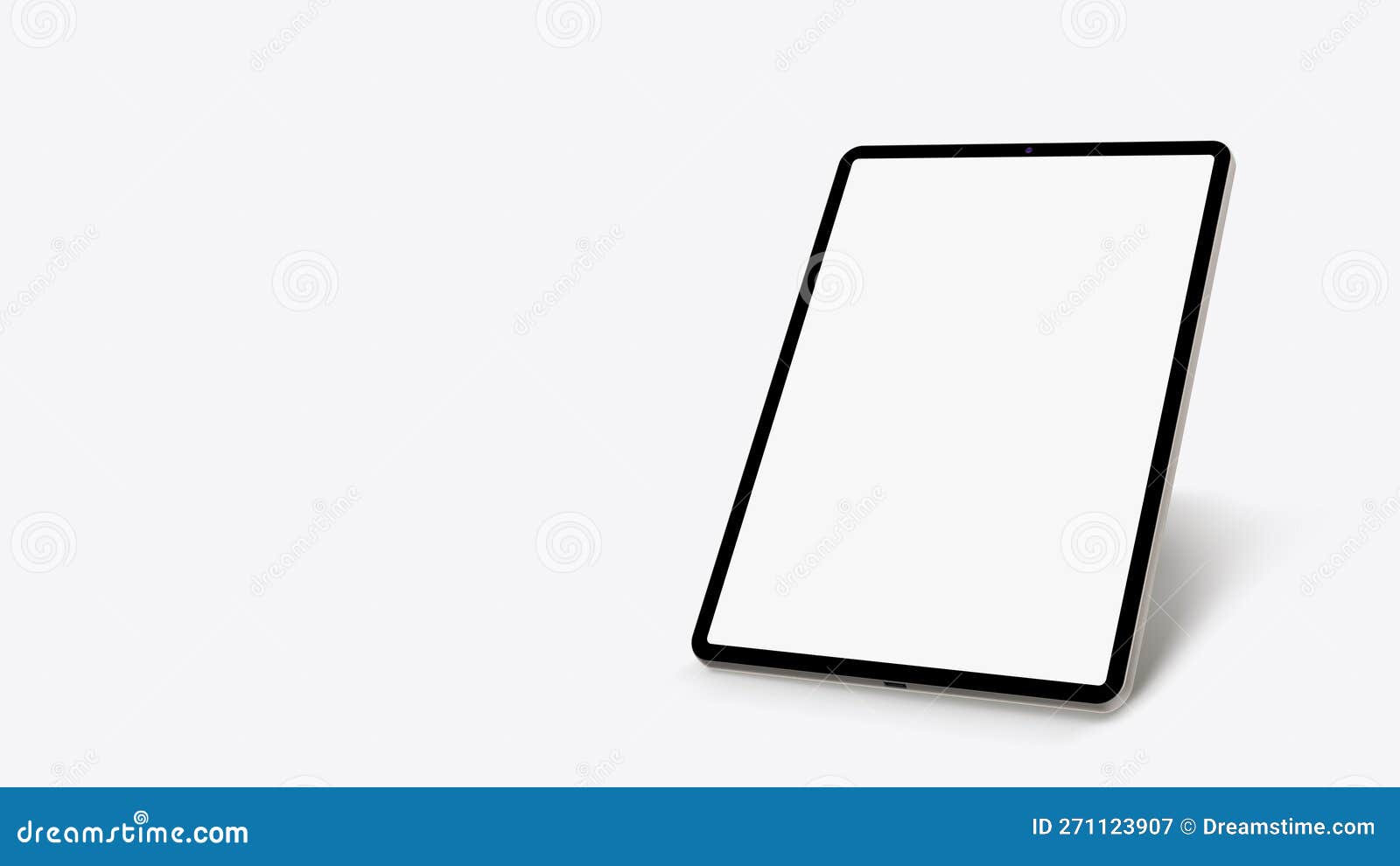 A Modern White Screen in Perspective View Stock Vector - Illustration ...