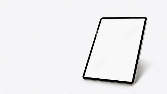 A Modern White Screen in Perspective View Stock Vector - Illustration ...