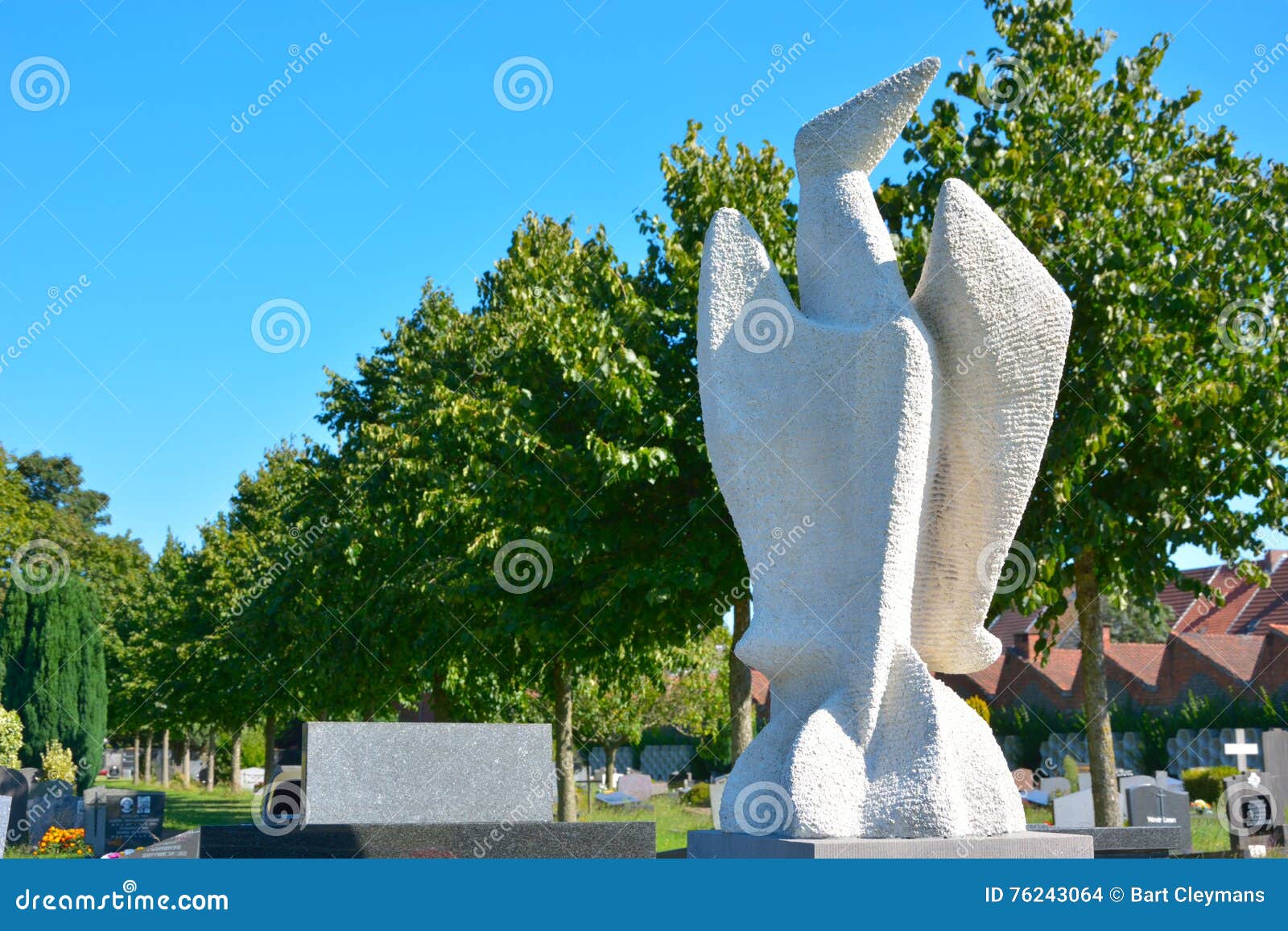 Modern White Sculpture of a Abstract Bird Editorial Stock Image - Image ...