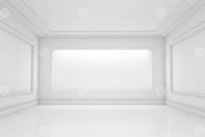 Modern White Space Gallery Template for Interior Design. Generative AI ...