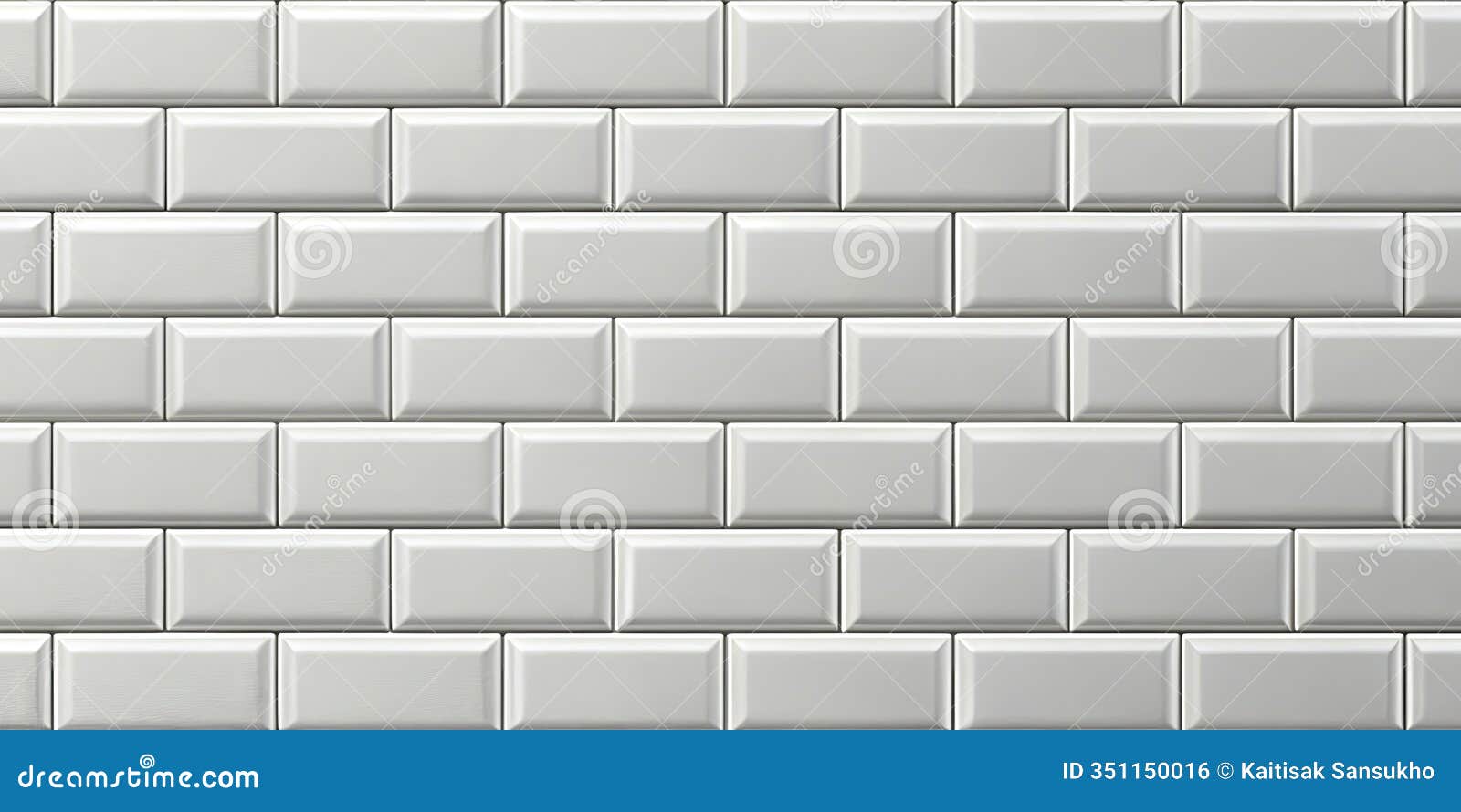 Modern White Subway Tile Pattern with Brick Texture Seamless Vector ...