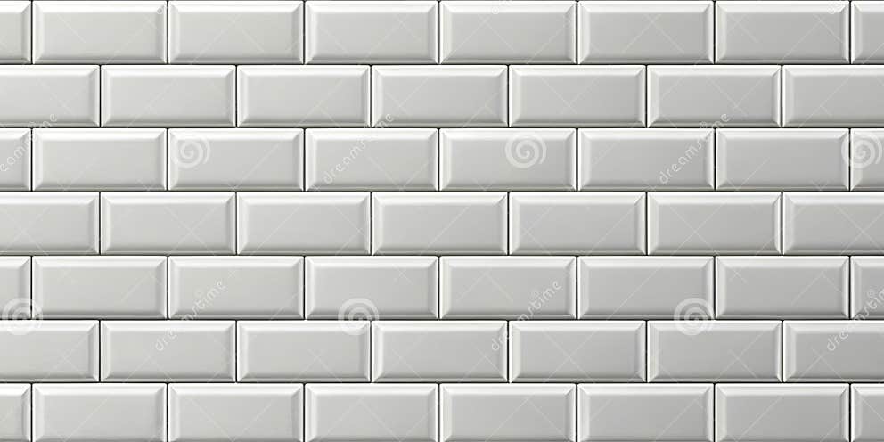 Modern White Subway Tile Pattern with Brick Texture Seamless Vector ...