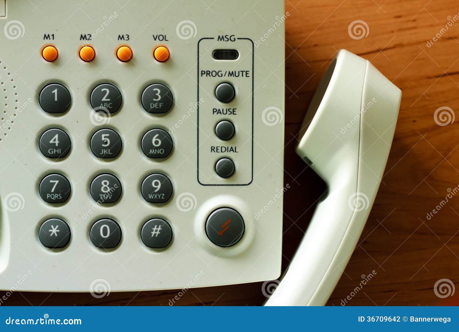 Modern white telephone stock photo. Image of display - 36709642