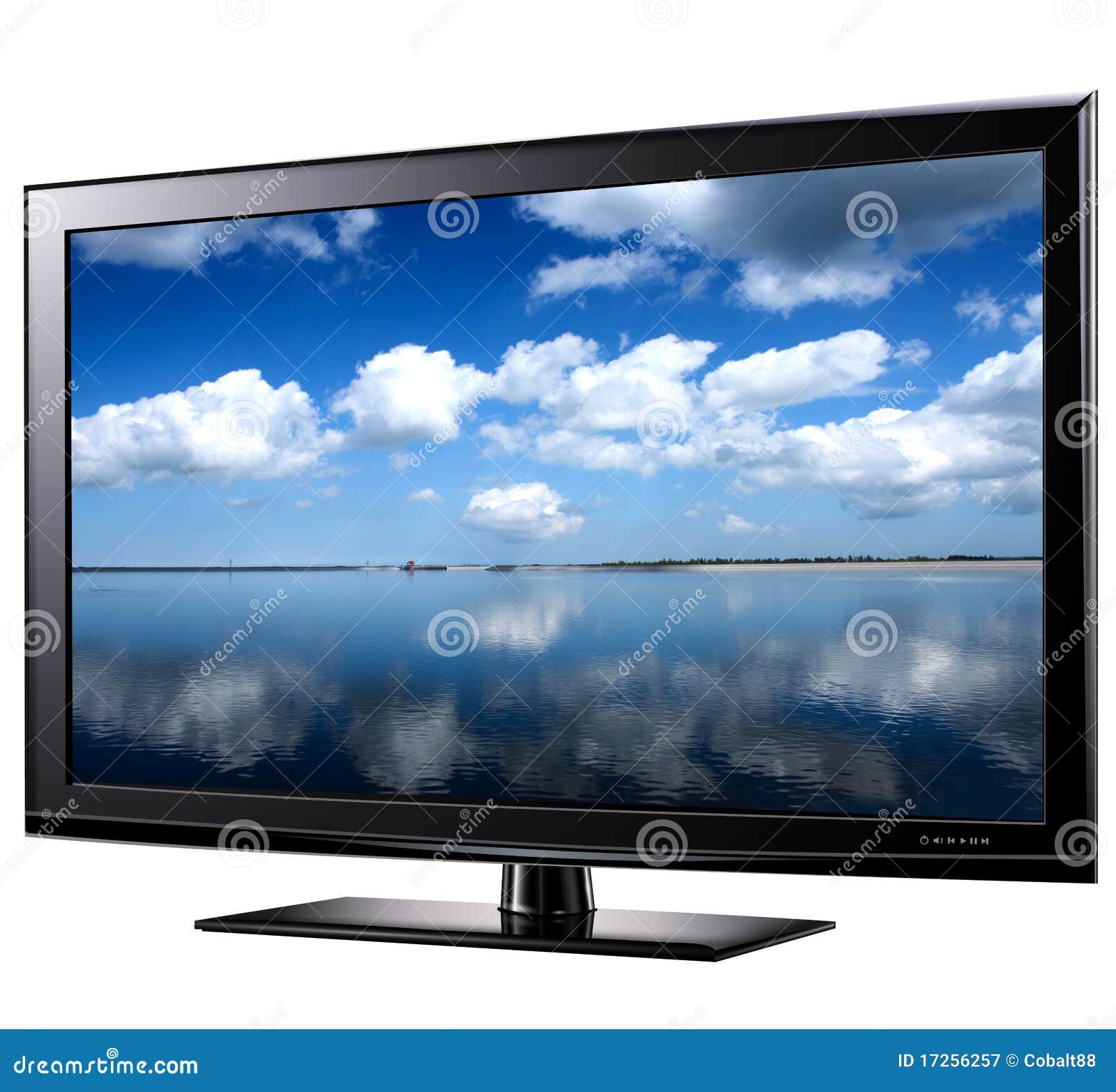 Modern 4k Widescreen Lcd Monitor. Stock Photography | CartoonDealer.com ...