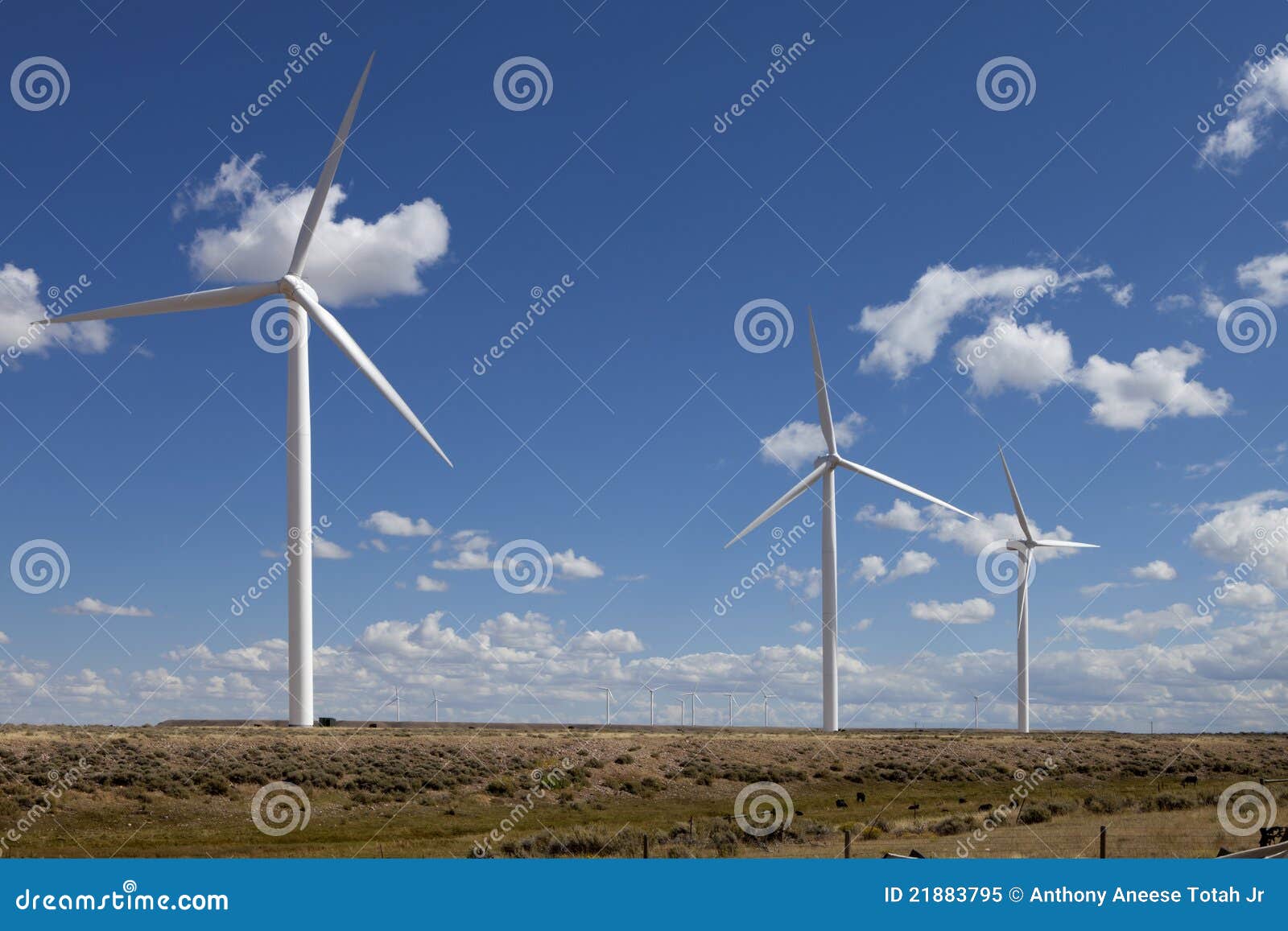 Modern Wind Turbine stock image. Image of industries - 21883795