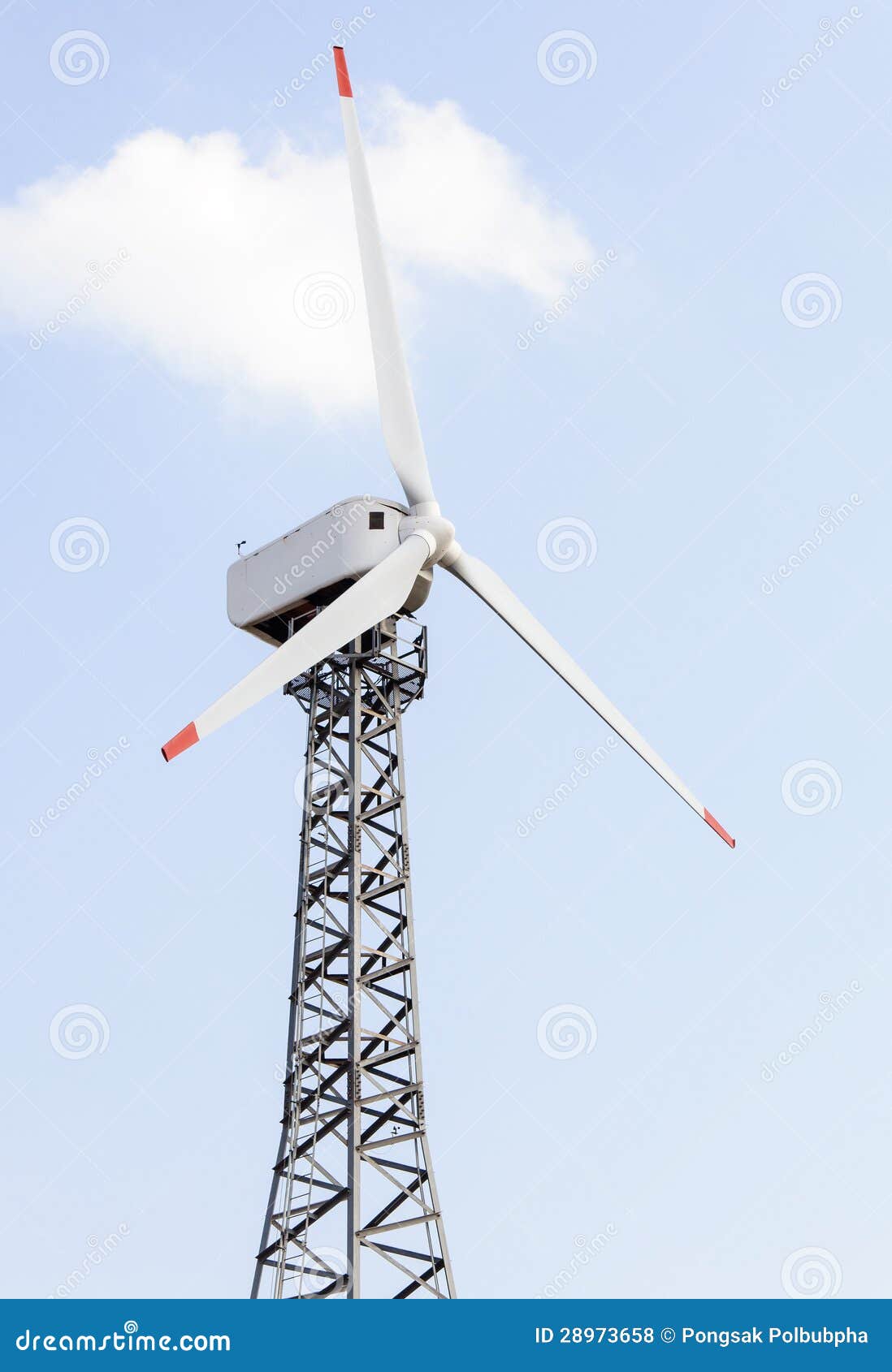 Modern wind turbine stock photo. Image of farm, electrical - 28973658