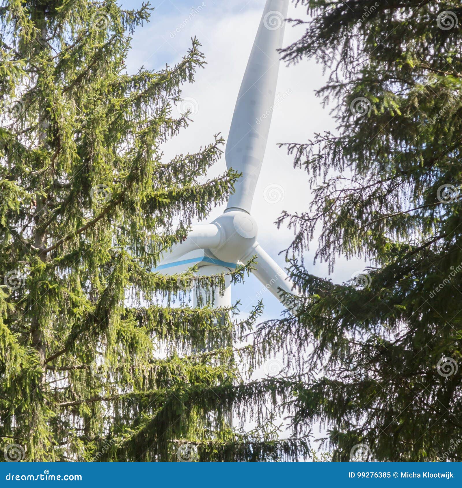 Modern Wind Turbine stock image. Image of production - 99276385