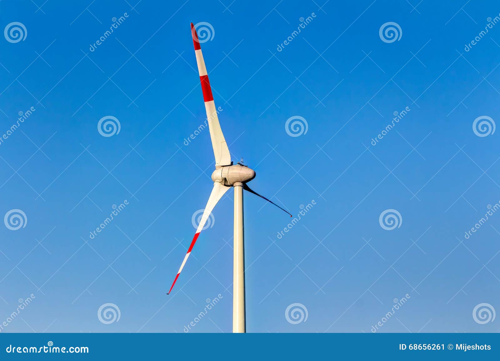 Modern wind wheel stock image. Image of ecological, electricity - 68656261