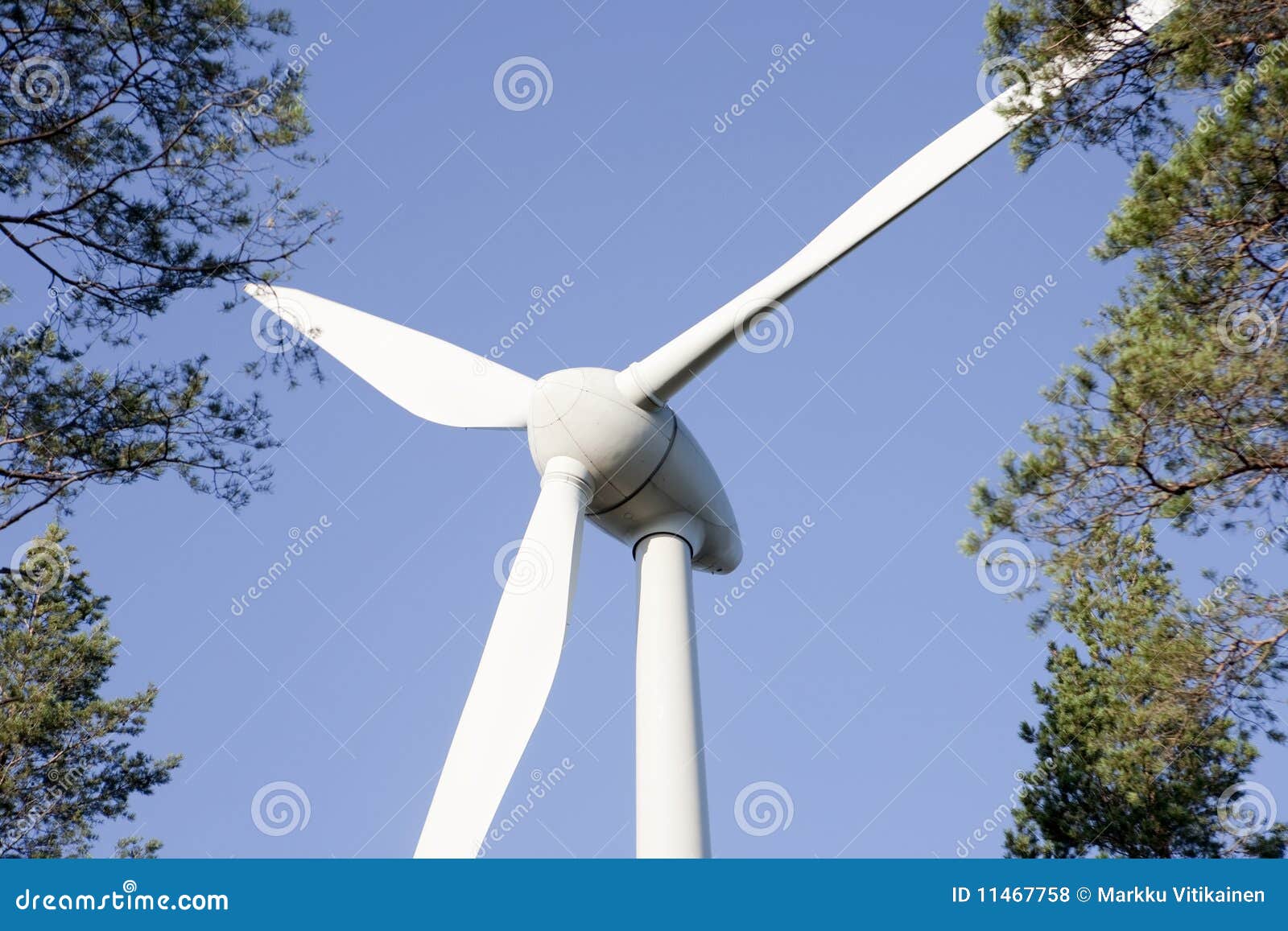 Modern Windmill stock photo. Image of wings, power, landscape - 11467758