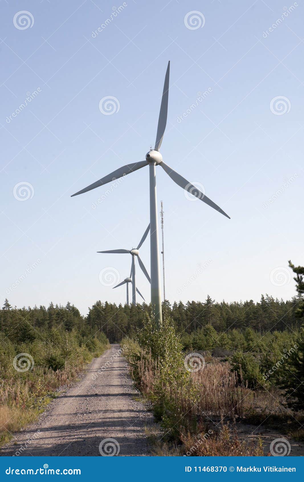 Modern Windmill Royalty-Free Stock Image | CartoonDealer.com #11467726