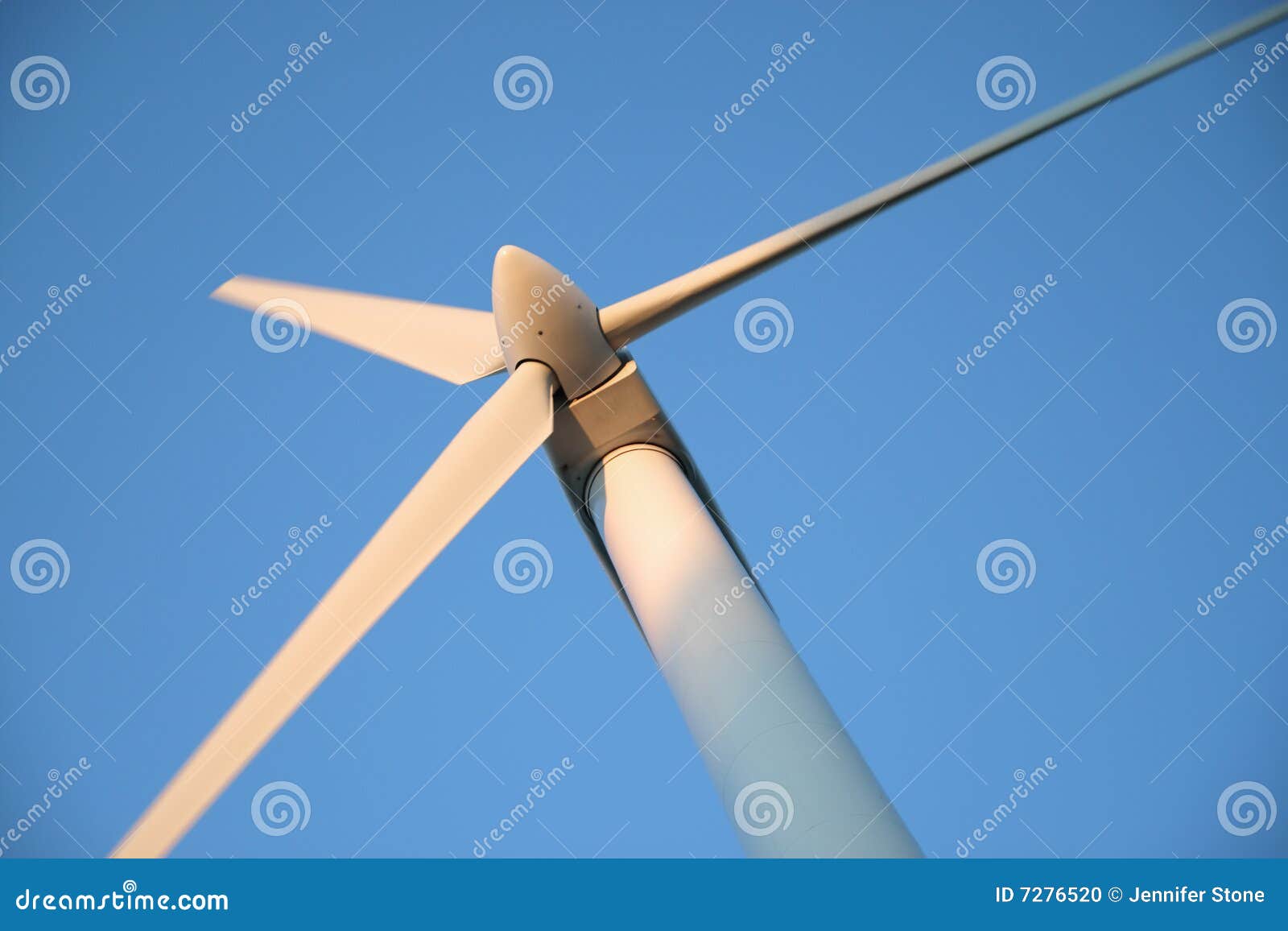 Modern Windmill stock photo. Image of change, motor, cloud - 7276520