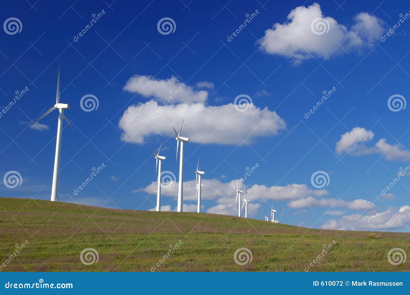 Modern Windmills stock photo. Image of sustainable, countryside - 610072