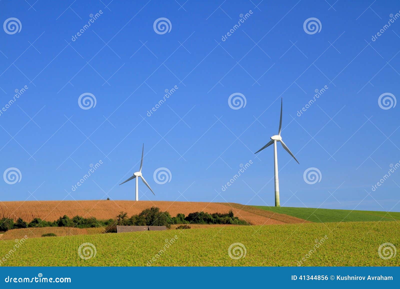 Modern windmills stock photo. Image of industry, field - 41344856