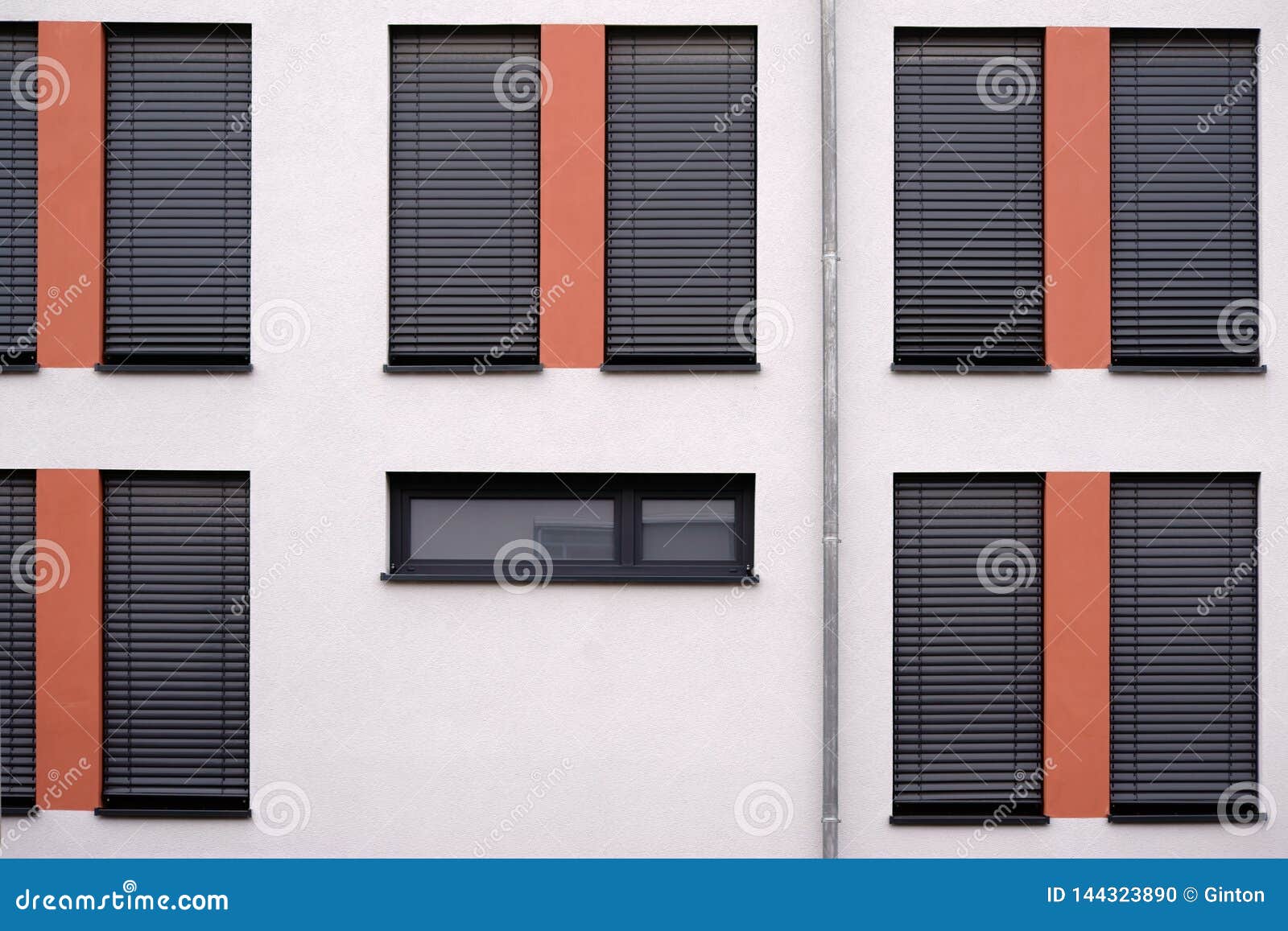 Modern window front stock photo. Image of architecture - 144323890