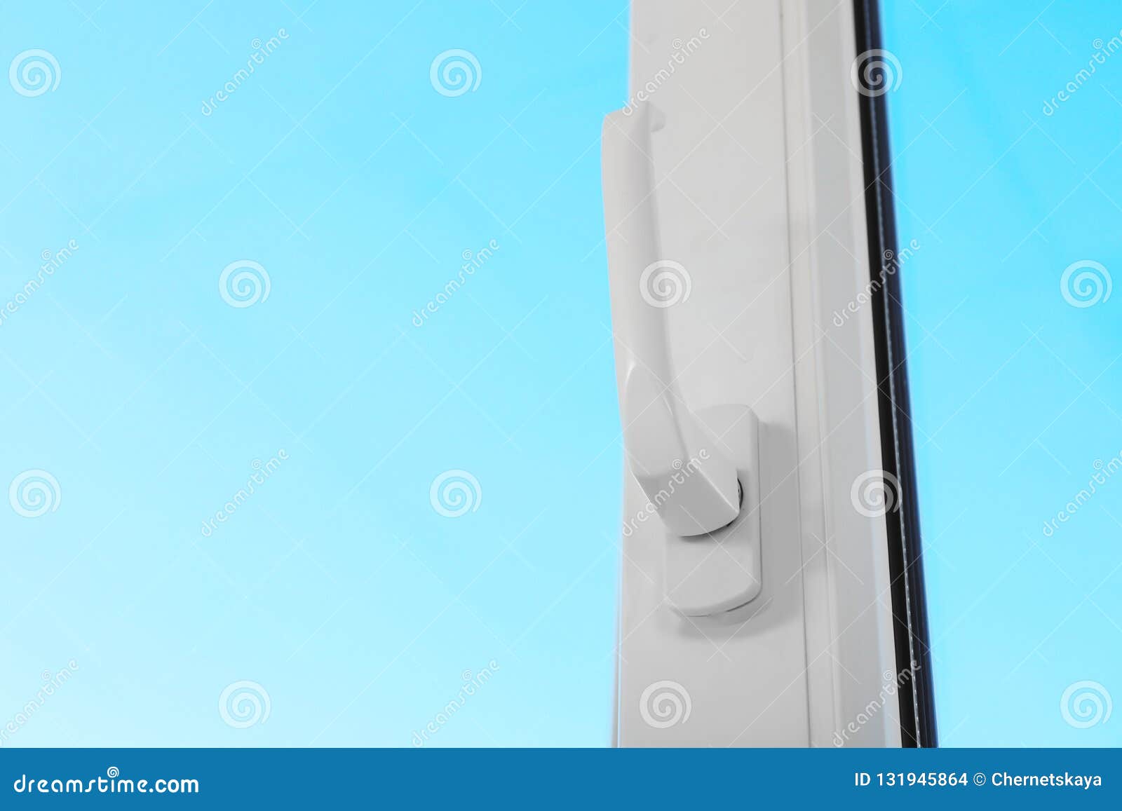 Modern Window Indoors, Closeup View Stock Photo - Image of building ...