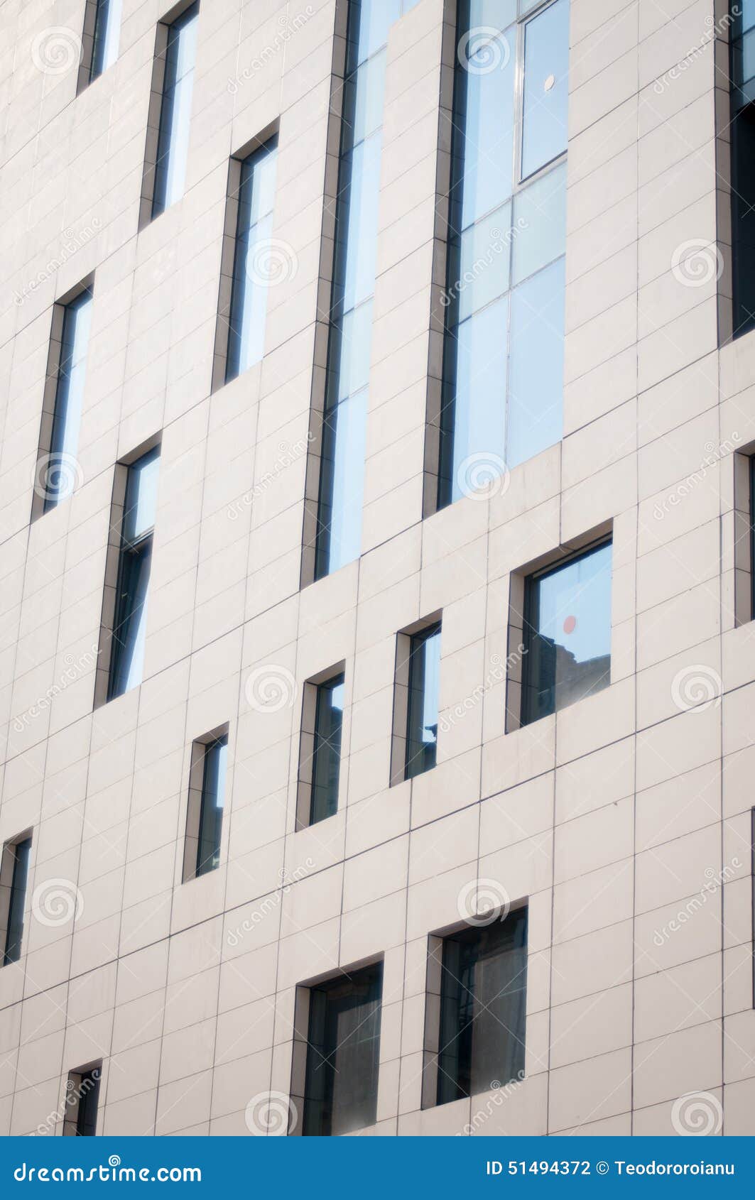 Modern windows design stock photo. Image of offices, repetitive - 51494372