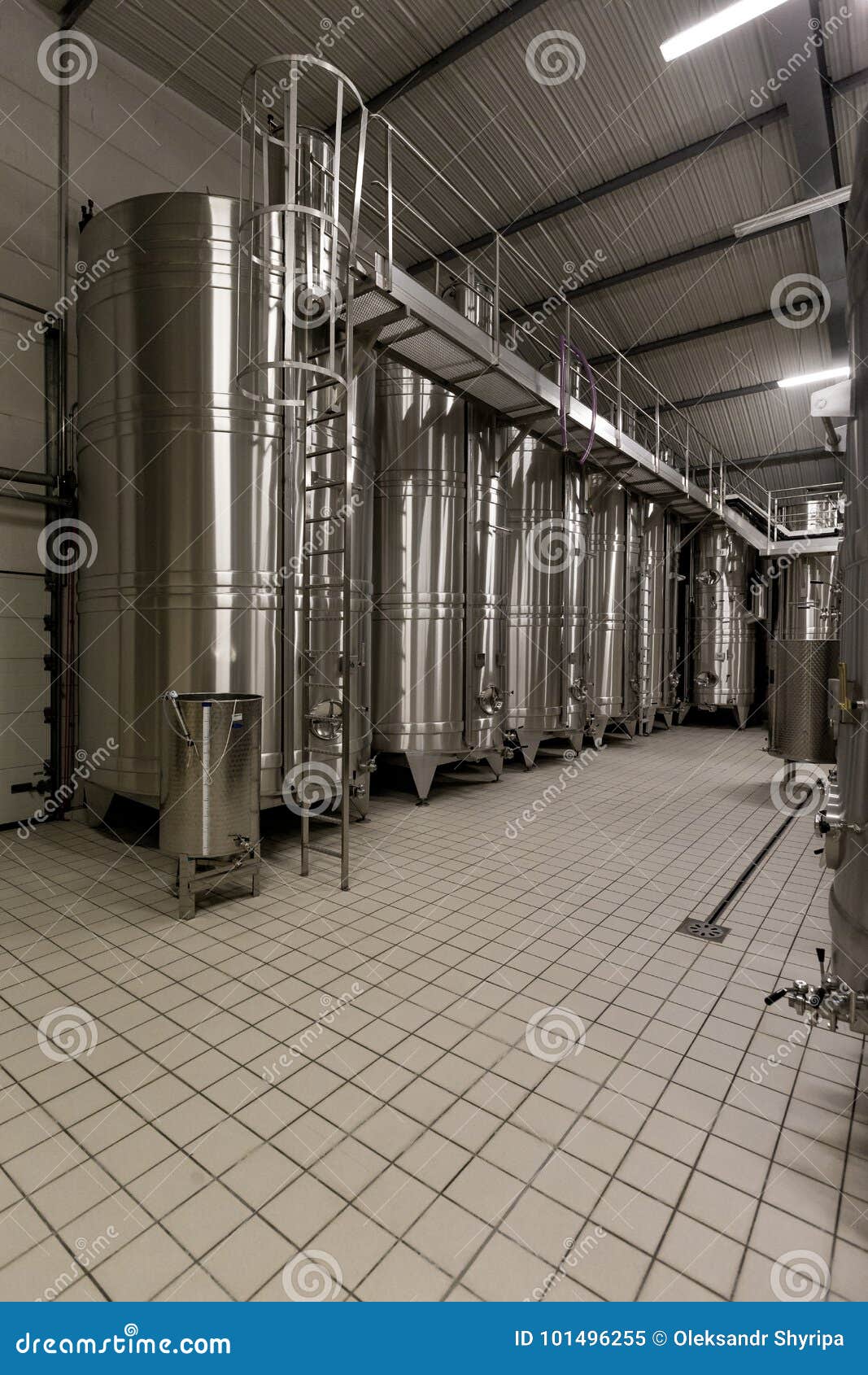 Modern wine production stock image. Image of equipment - 101496255