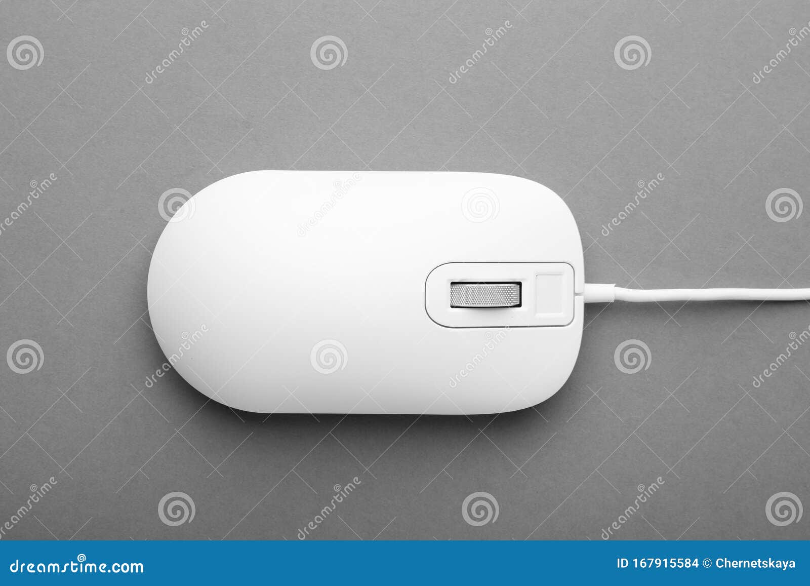 Modern Wired Computer Mouse on Grey Background Stock Photo - Image of ...