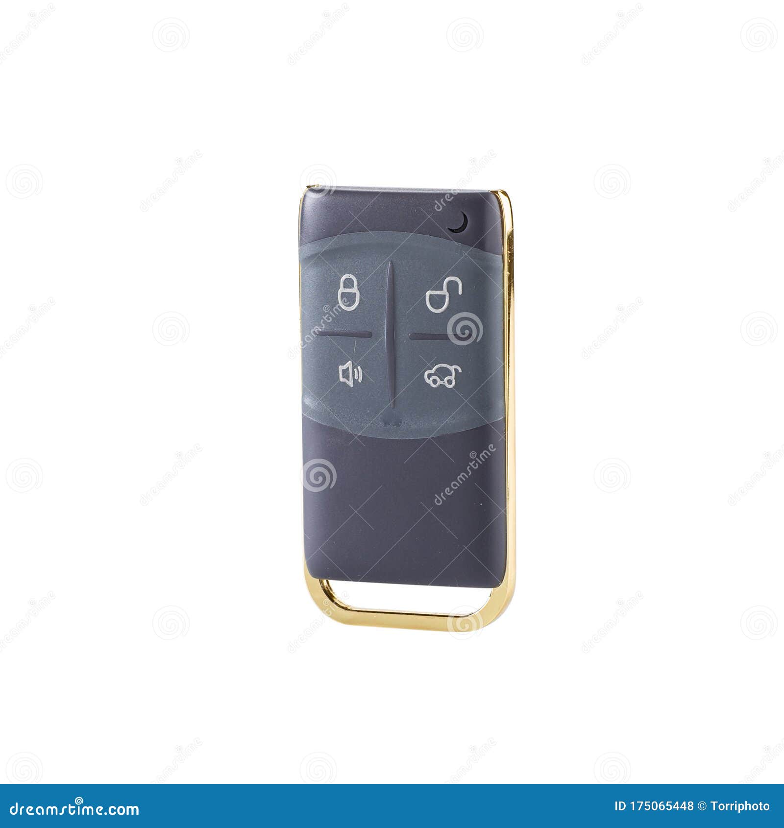 Modern Wireless Car Key Isolated on White Background Stock Photo ...