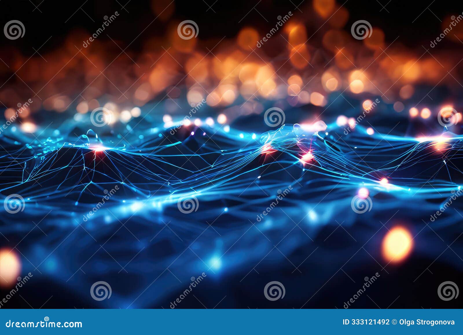 Modern Wireless Network Connection Background. Connection Technology ...