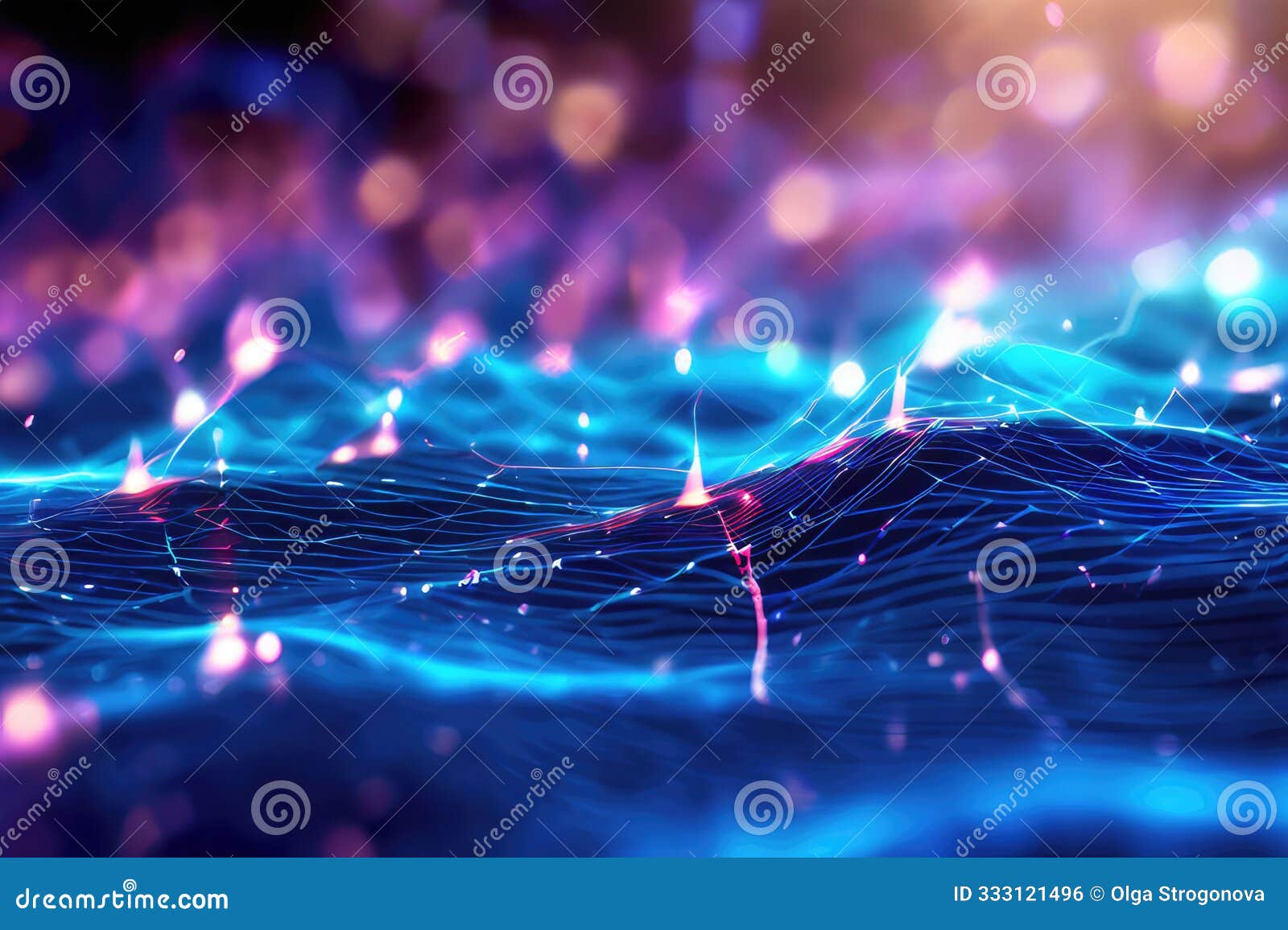 Modern Wireless Network Connection Background. Connection Technology ...