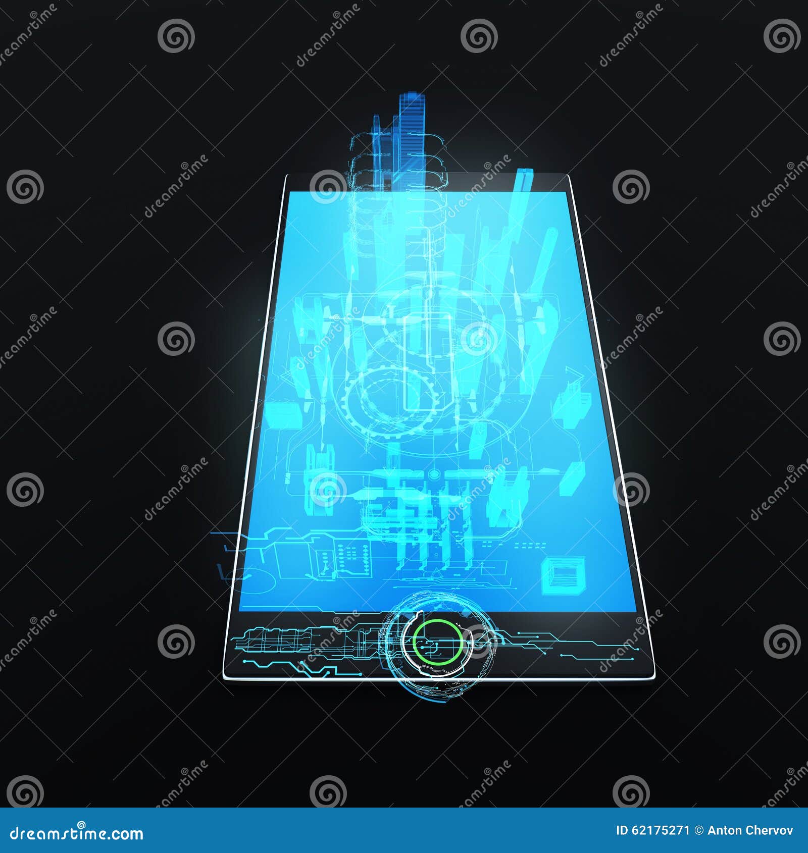 Modern wireless technology stock illustration. Illustration of book ...