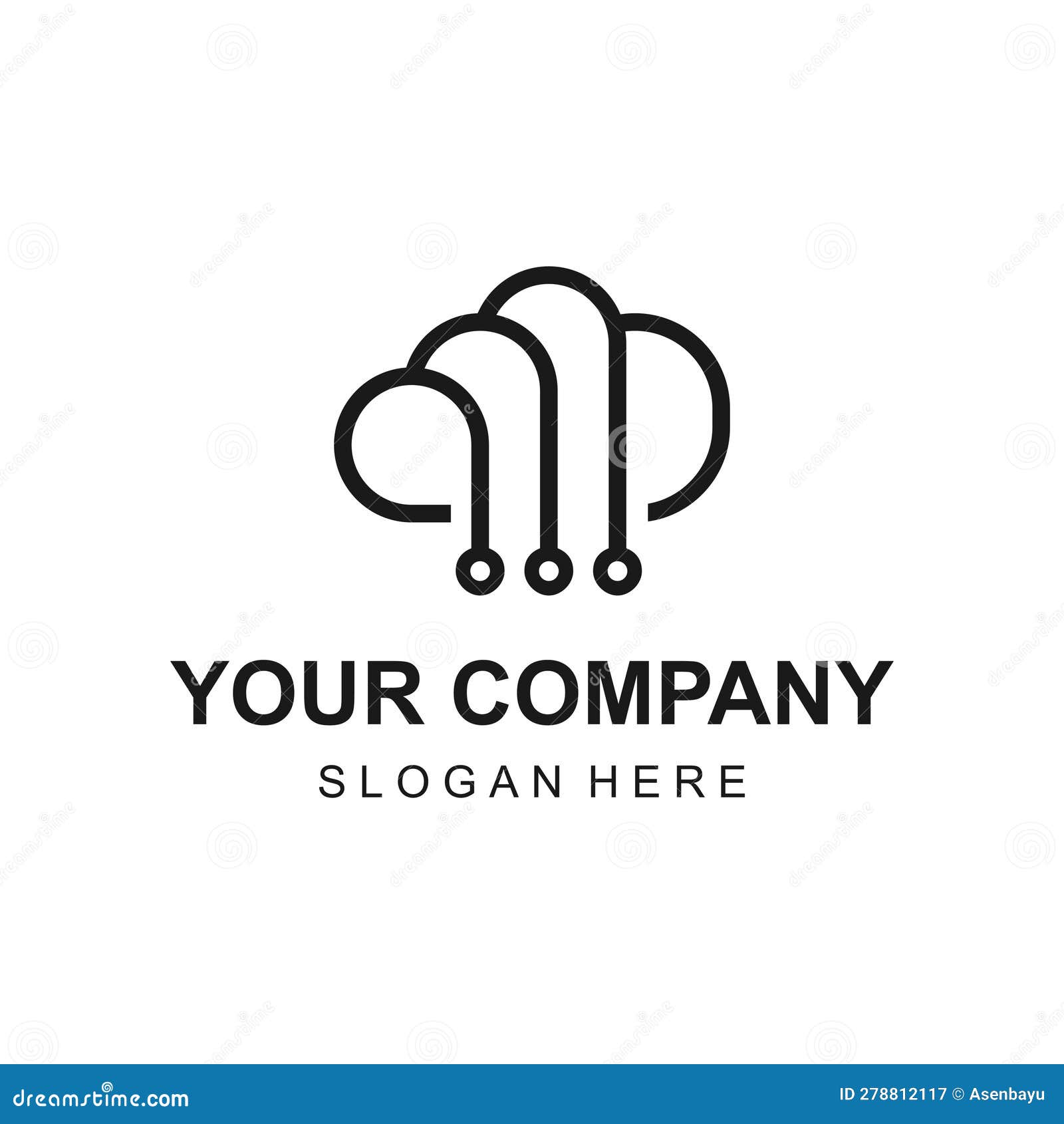 Wiring Logo Template Vector Illustration | CartoonDealer.com #120820608