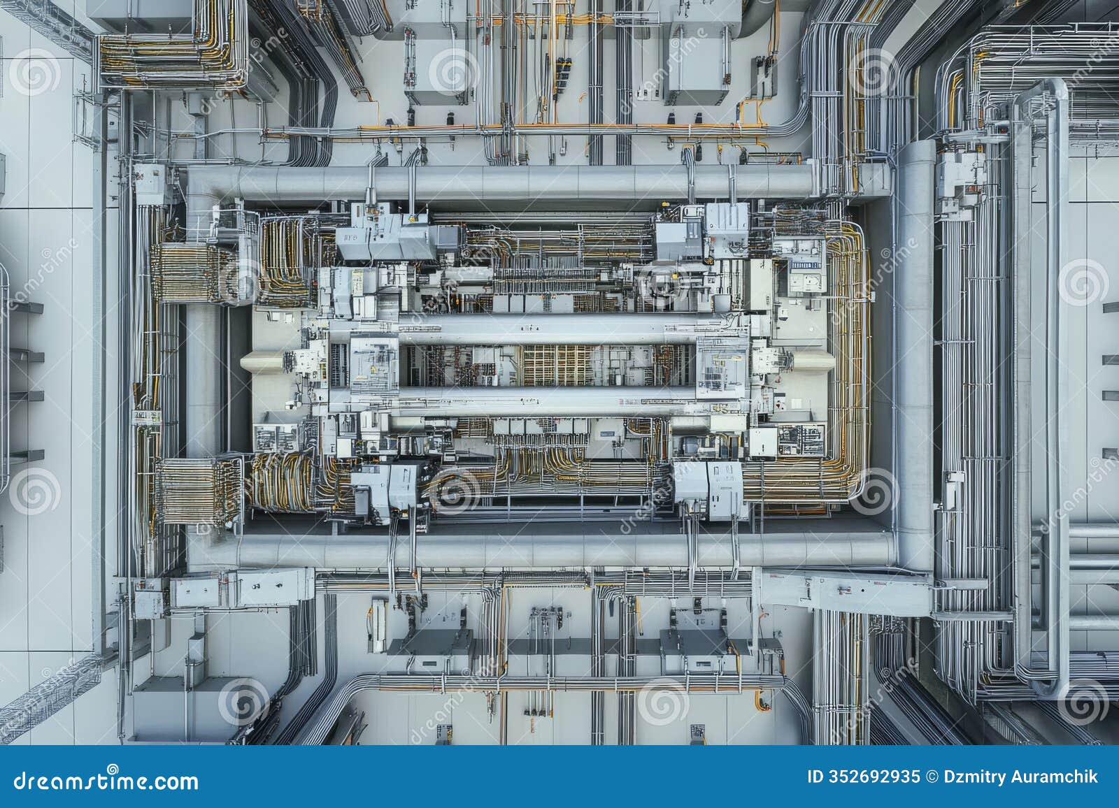 Modern Wiring Includes Electrical Cables and a Switch Box Installed on ...