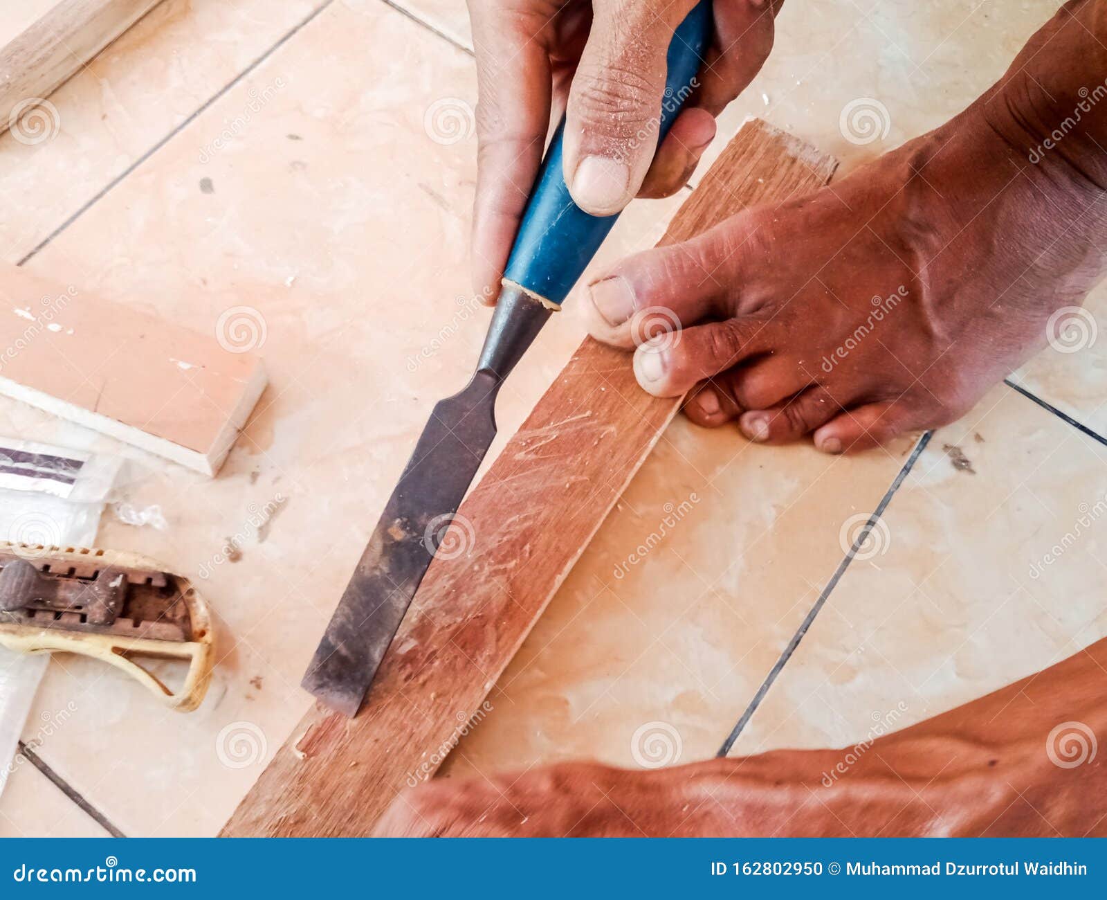 Modern Wood Carver Builder Chisel Tool Stock Photo - Image of caucasian ...