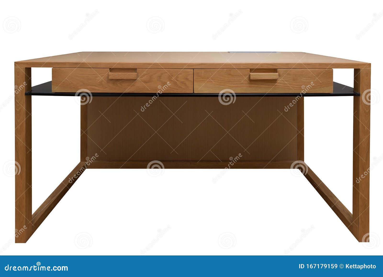 Modern wood work table stock image. Image of studio - 167179159
