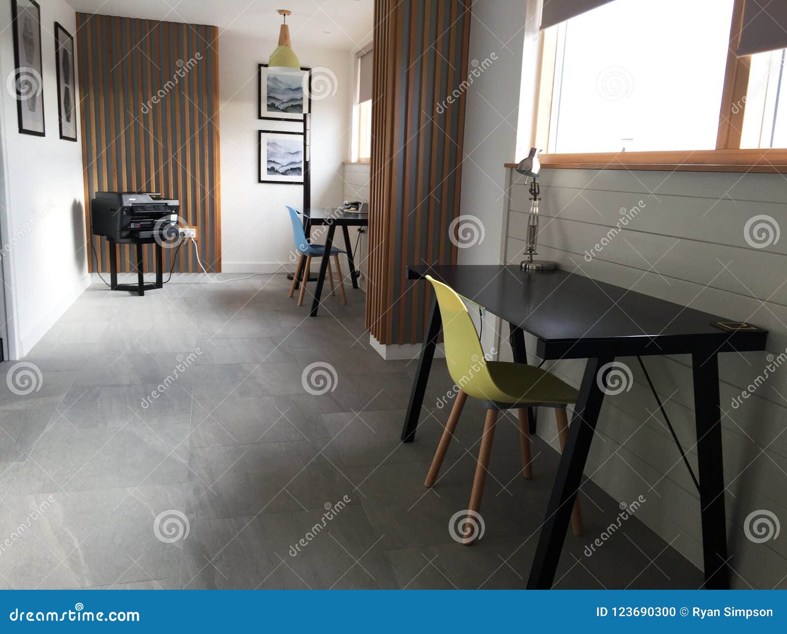 Modern Working Area Landscape Editorial Image - Image of bright, lights ...