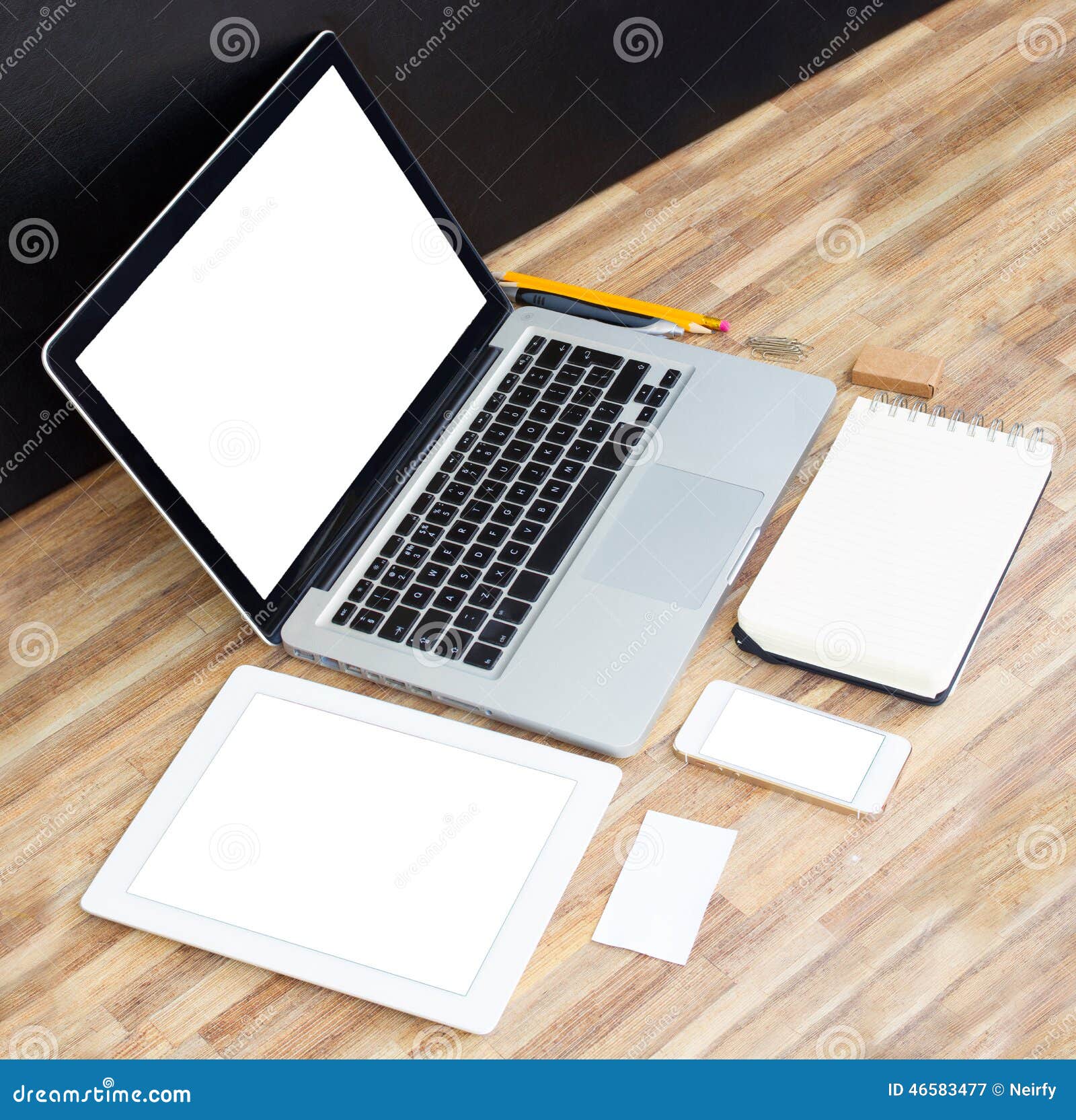Modern working place stock image. Image of modern, copy - 46583477