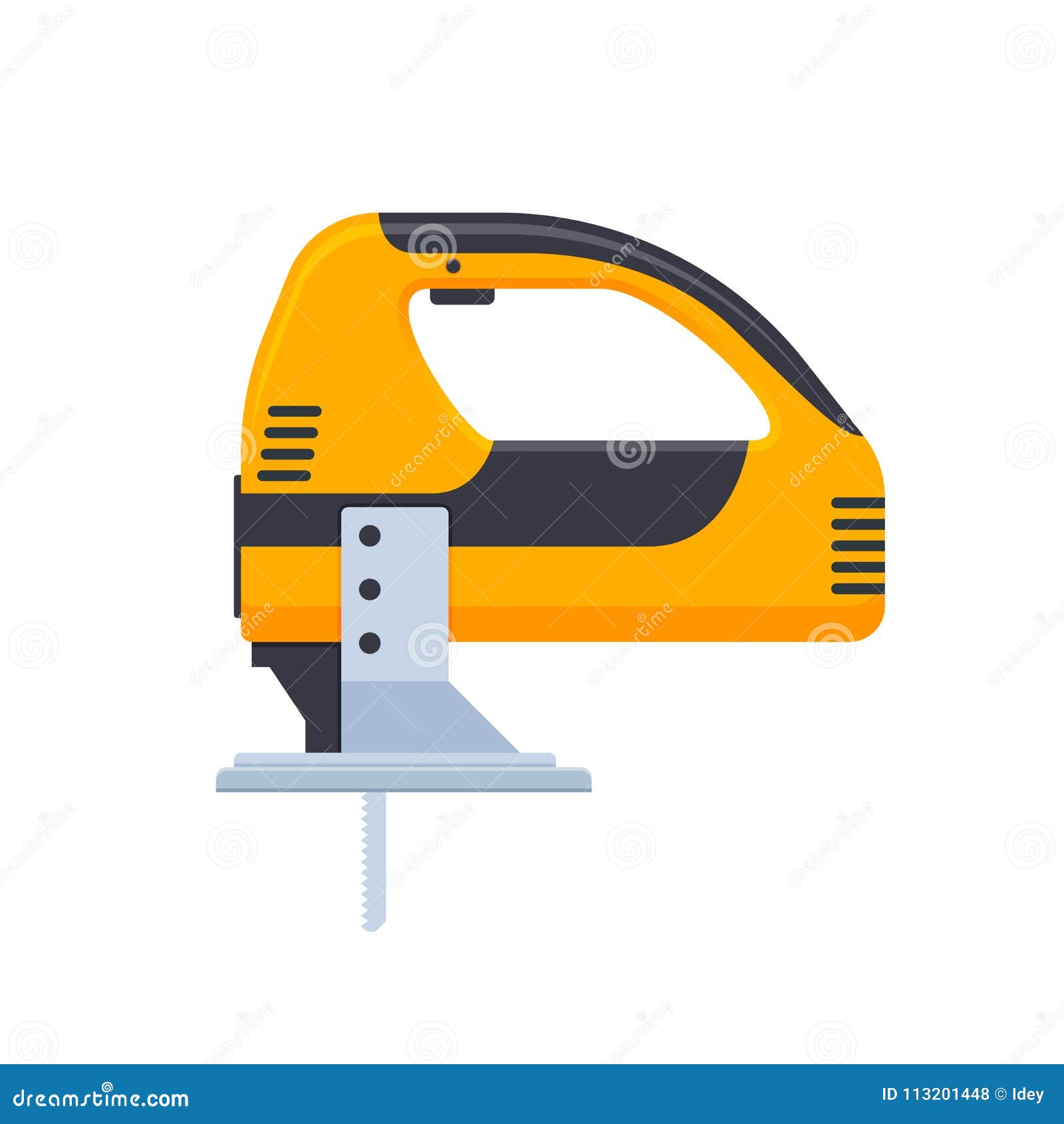 Working Tool For Repair And Construction Work. Eletrical Jig Saw ...