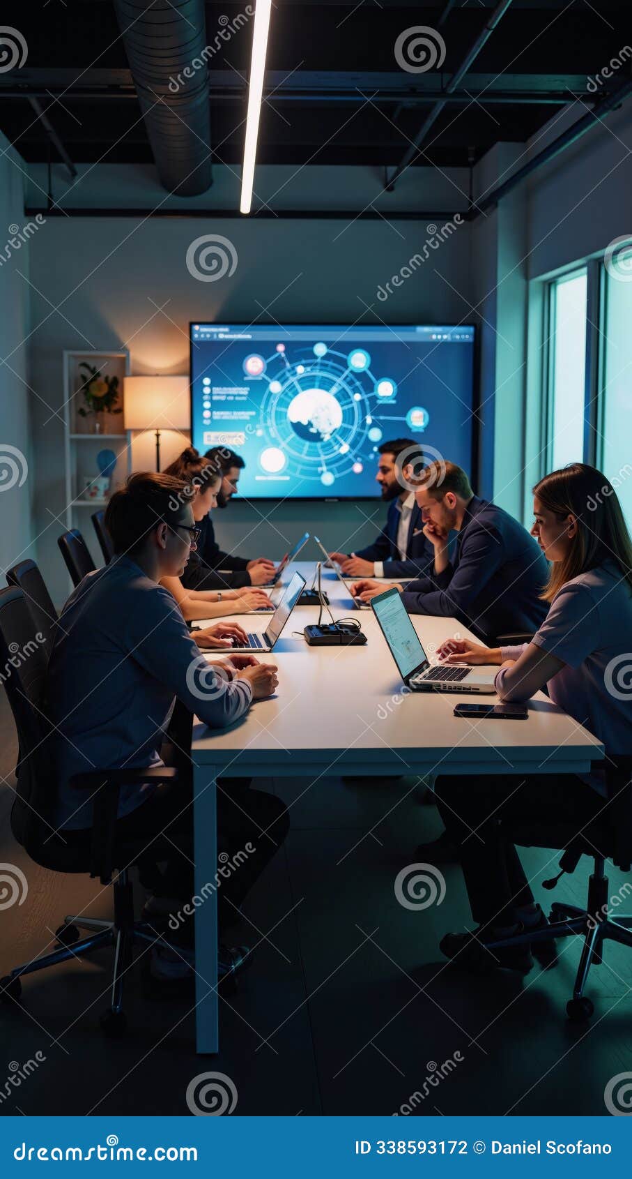 Modern Workplace Brimming with Innovation As Diverse Team Generates ...